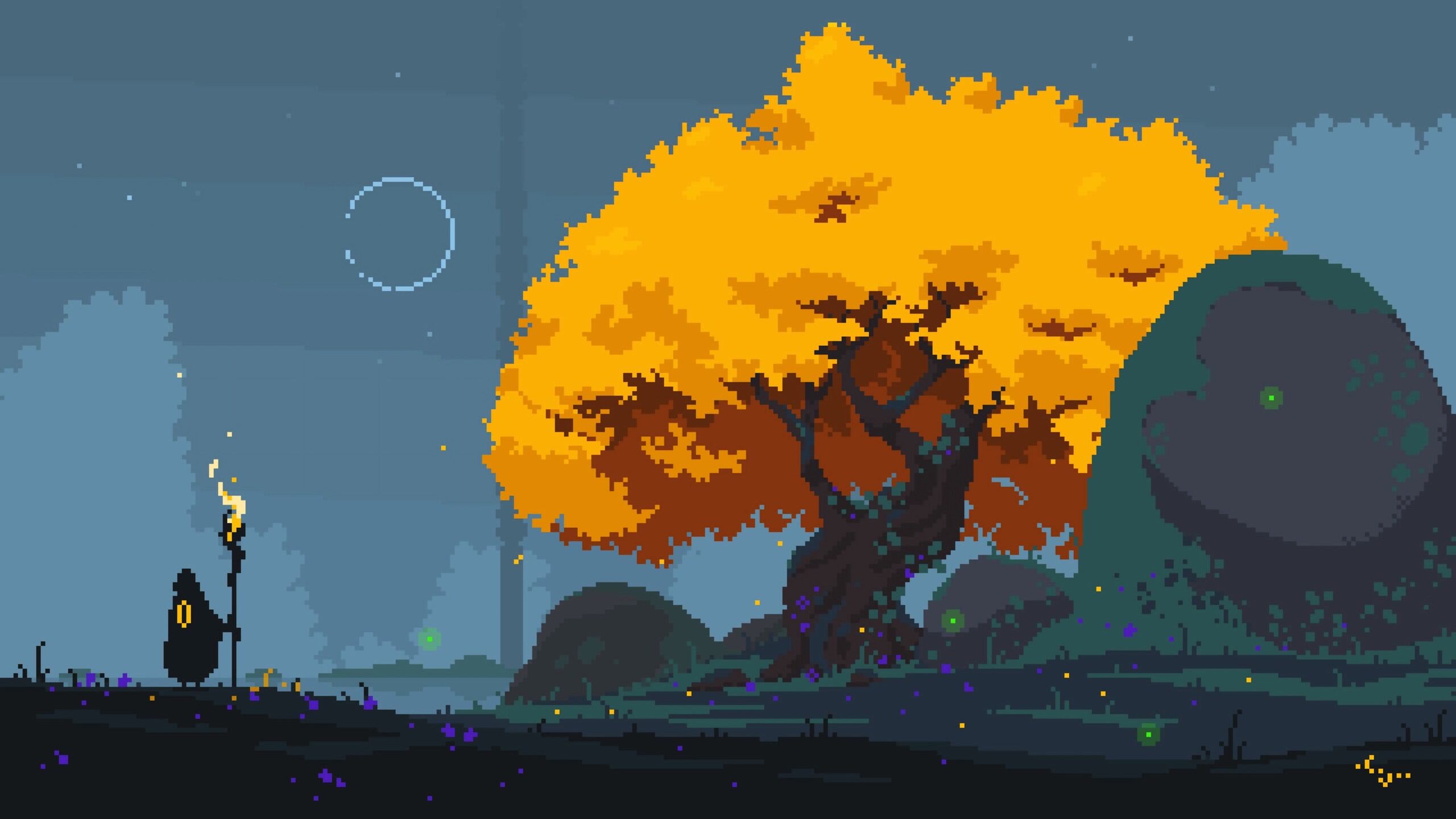 Pixel Art Wizard Japanese Maple Camille Unknown 4k Scenic Wallpaper ...