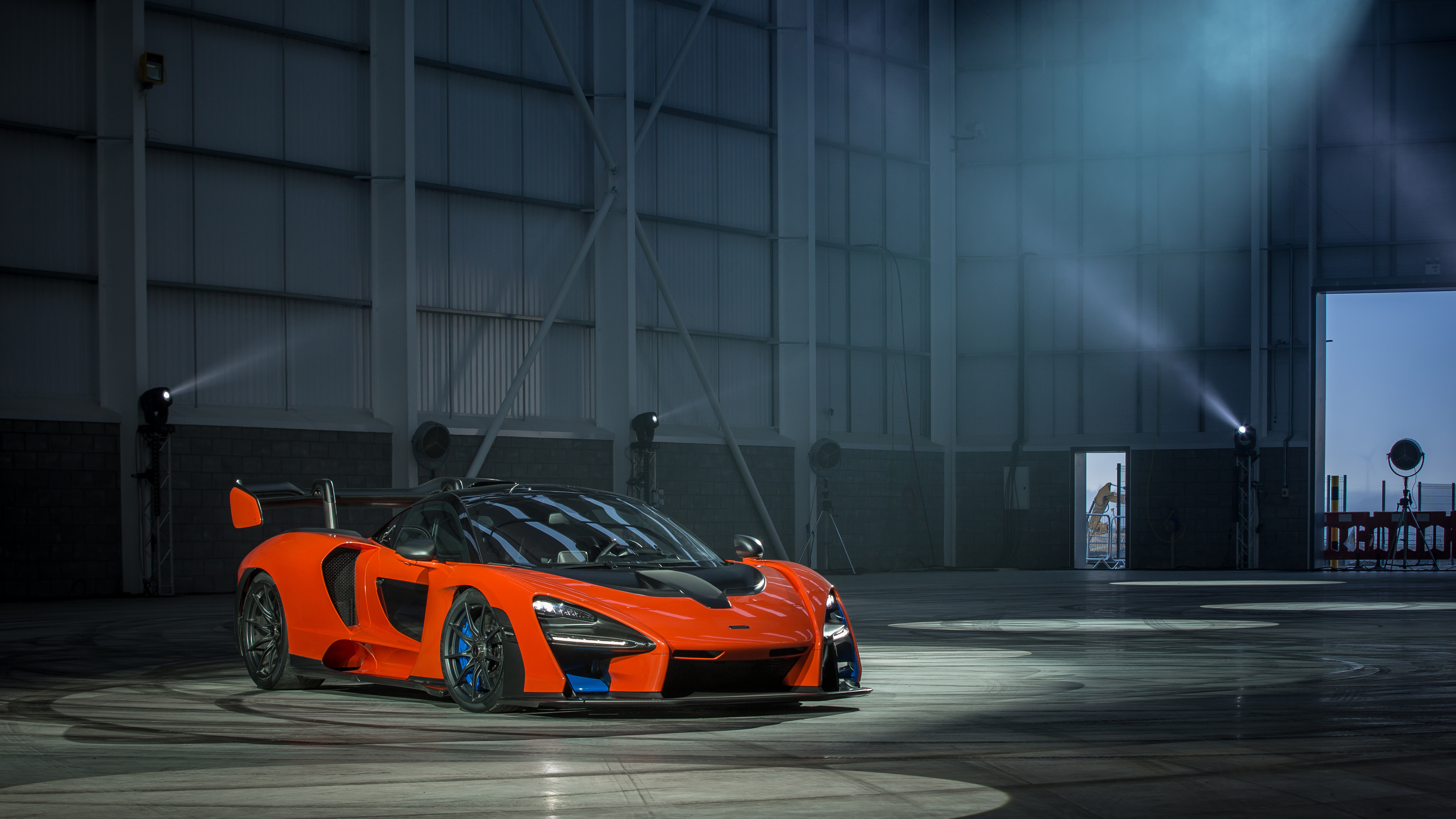 Orange Mclaren Senna Hypercar 4K & 5K Wallpaper | PixieWall