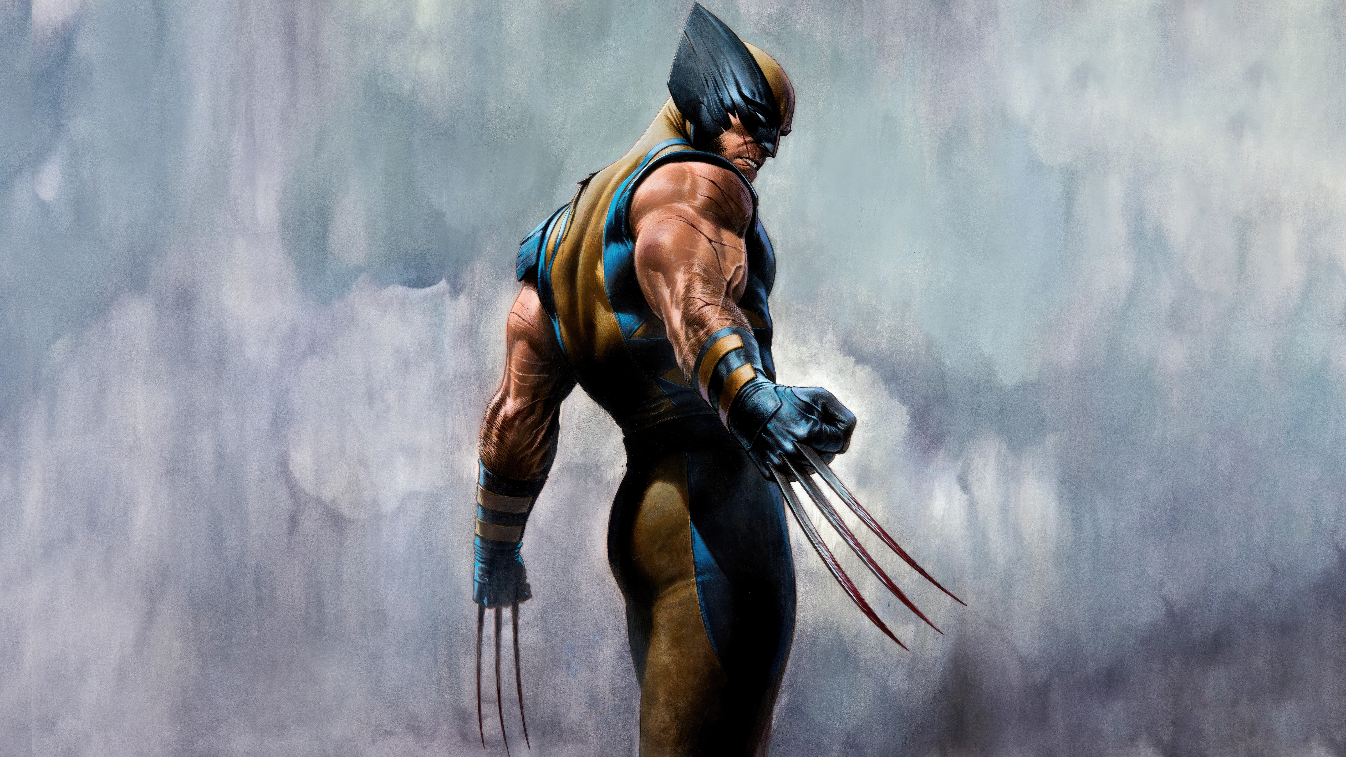 Wolverine Wolf With Claws 4K & 5K Wallpaper | PixieWall