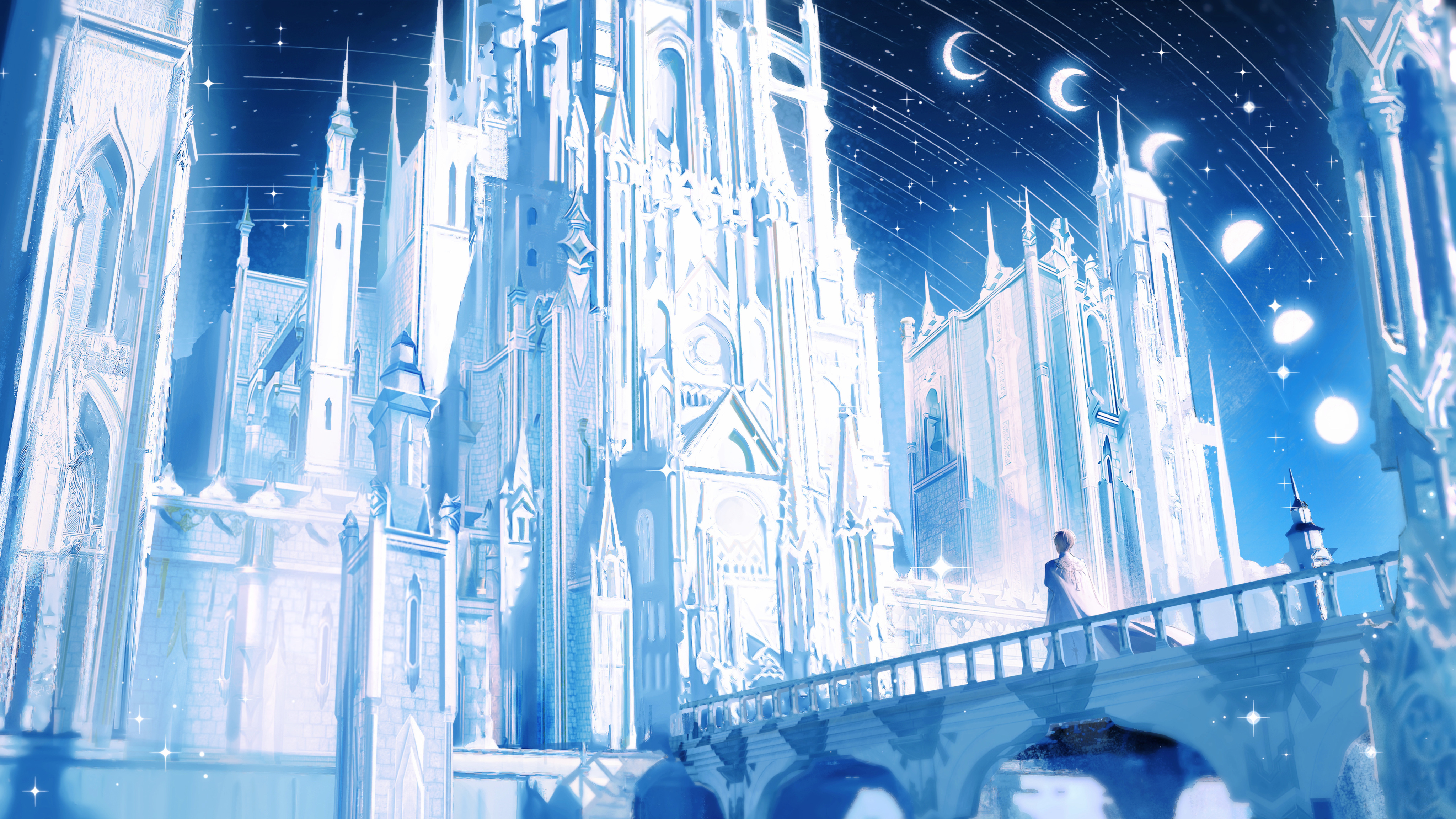 Xavier White Castle Love And Deepspace 4k Wallpaper | PixieWall