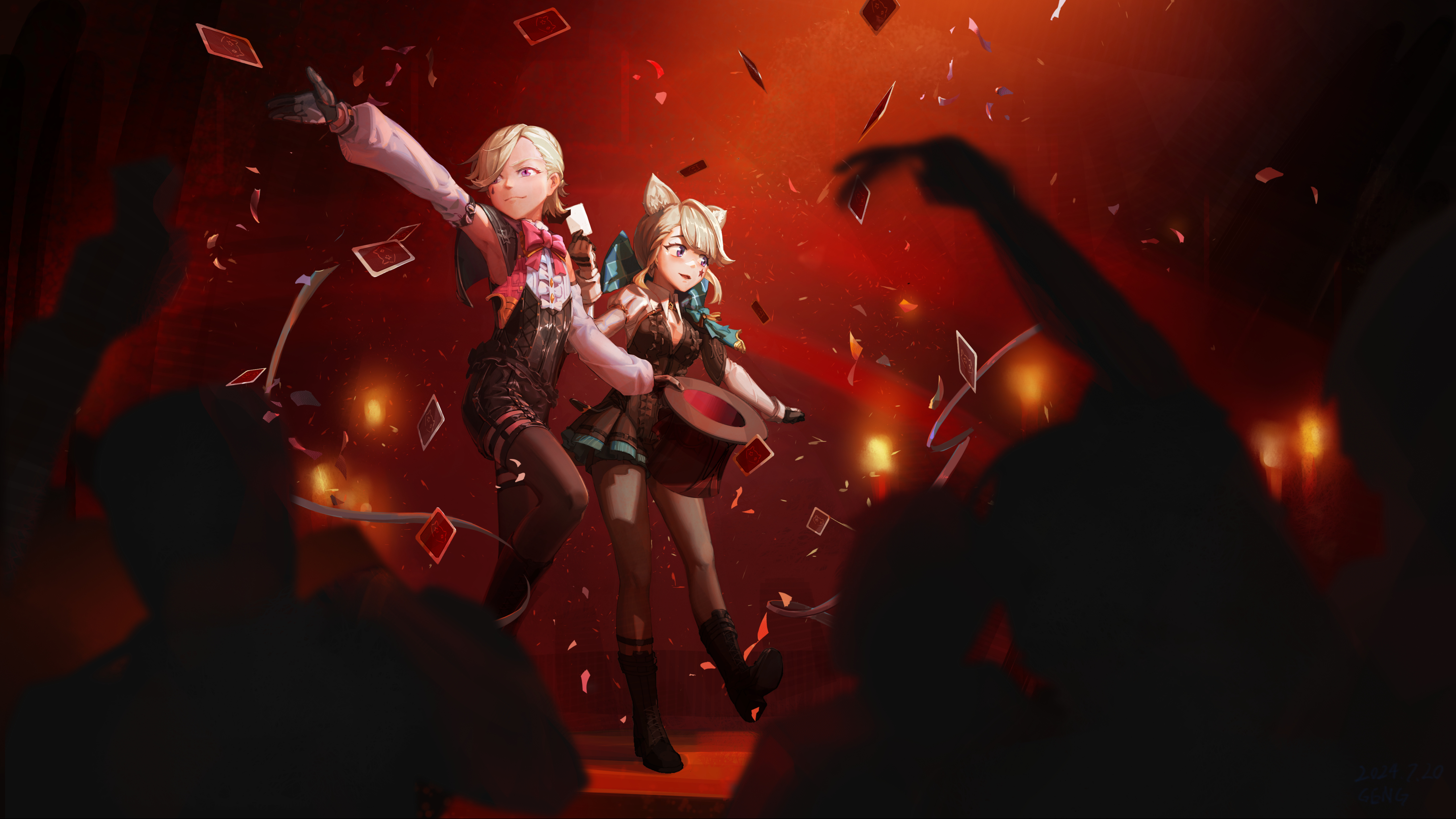 Lynette And Lyney Genshin Impact 4K & 5K Wallpaper | PixieWall