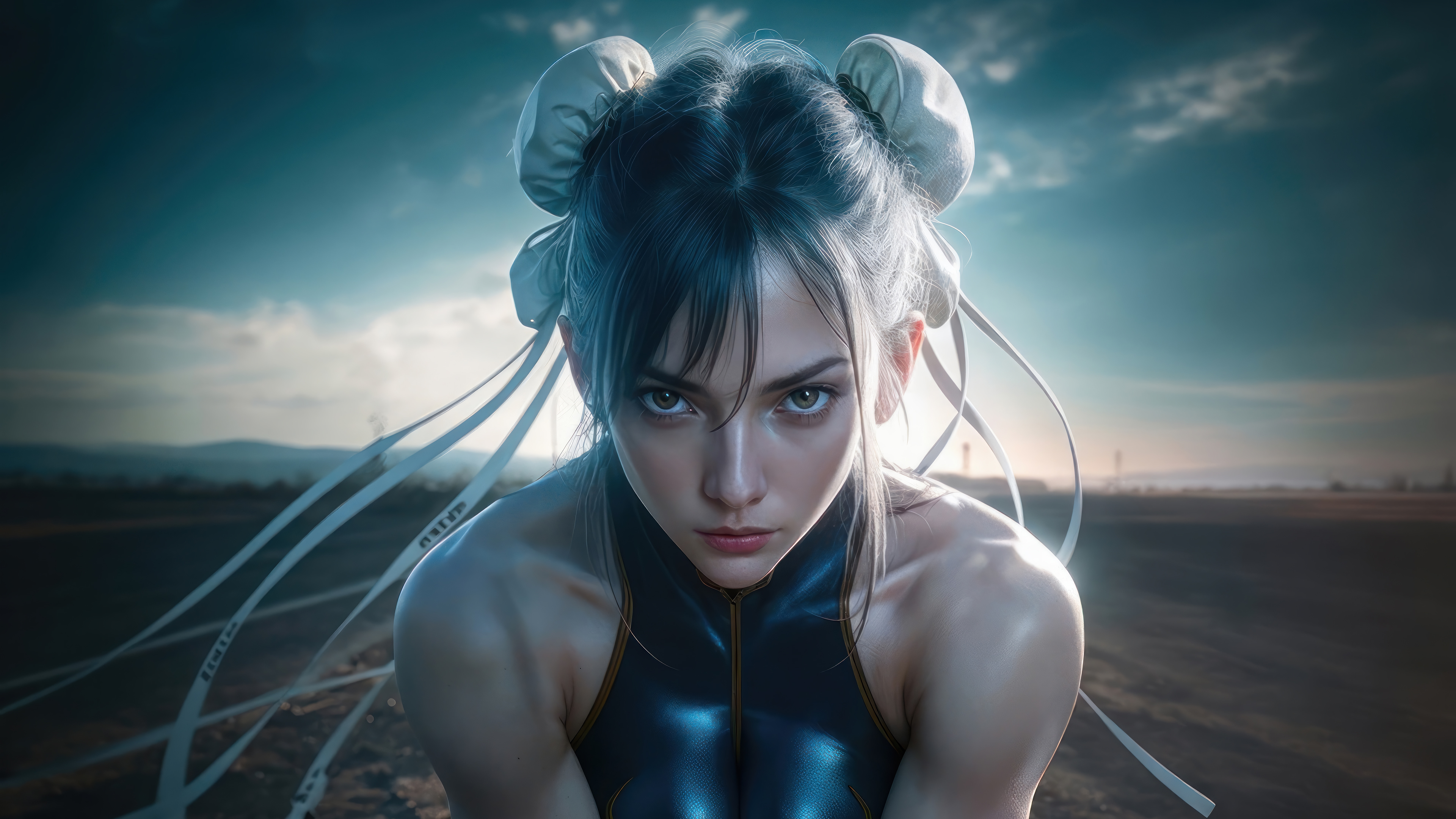 Chun Li Street Fighter Realistic 4k Wallpaper | PixieWall
