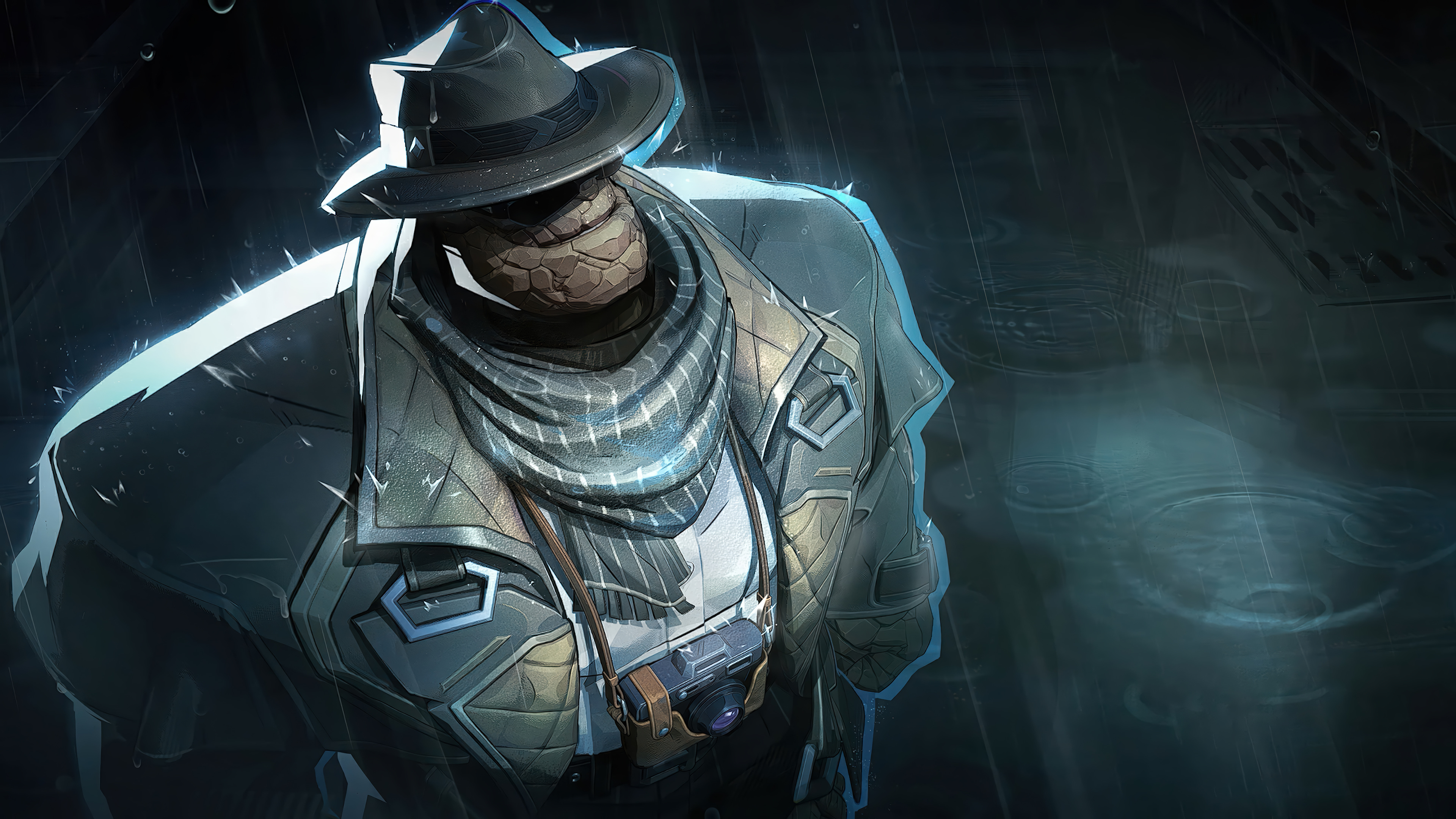 The Thing Marvel Rivals Trench Coat 4k Wallpaper | PixieWall
