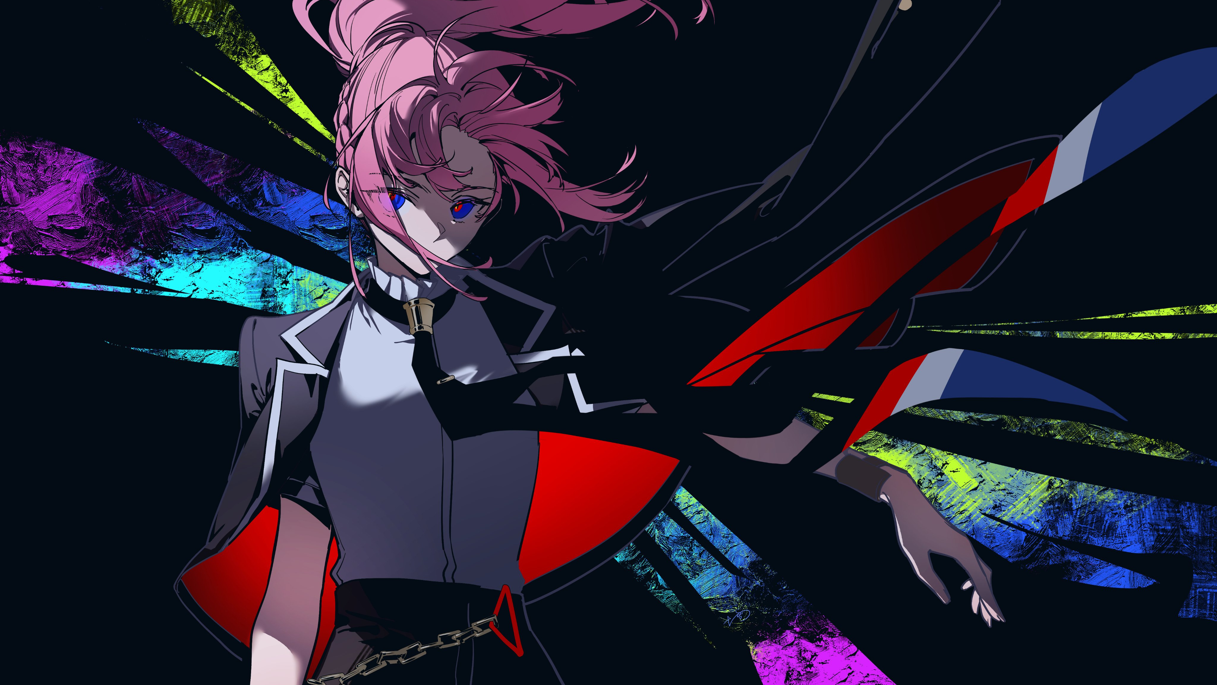 Kaf Kamitsubaki Studio Jacket On Shoulders 4k Wallpaper | PixieWall