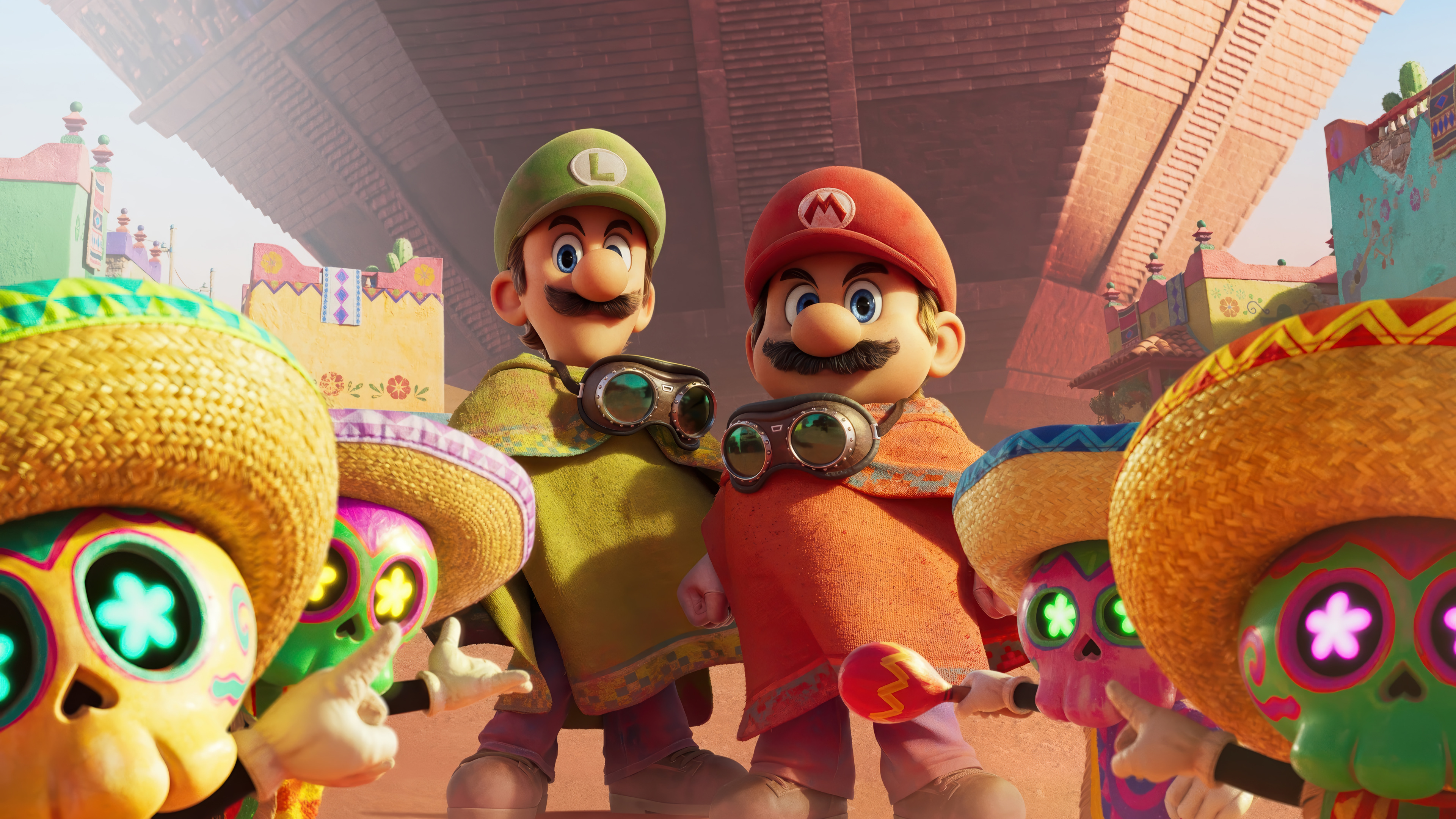Super Mario Galaxy Movie Luigi Poster 4k Wallpaper | PixieWall