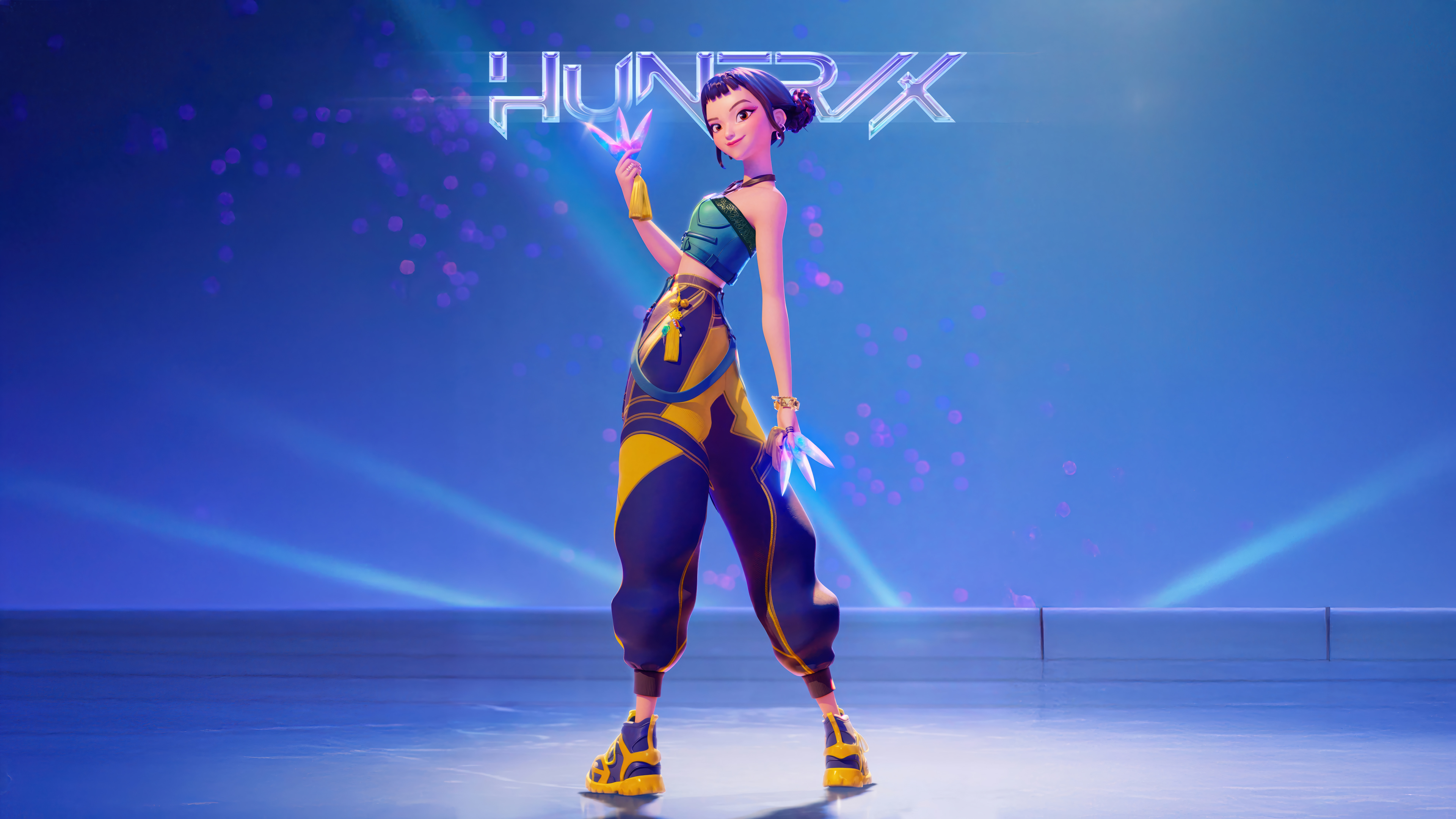 Zoey Huntrix Kpop Demon Hunters 4k Wallpaper | PixieWall