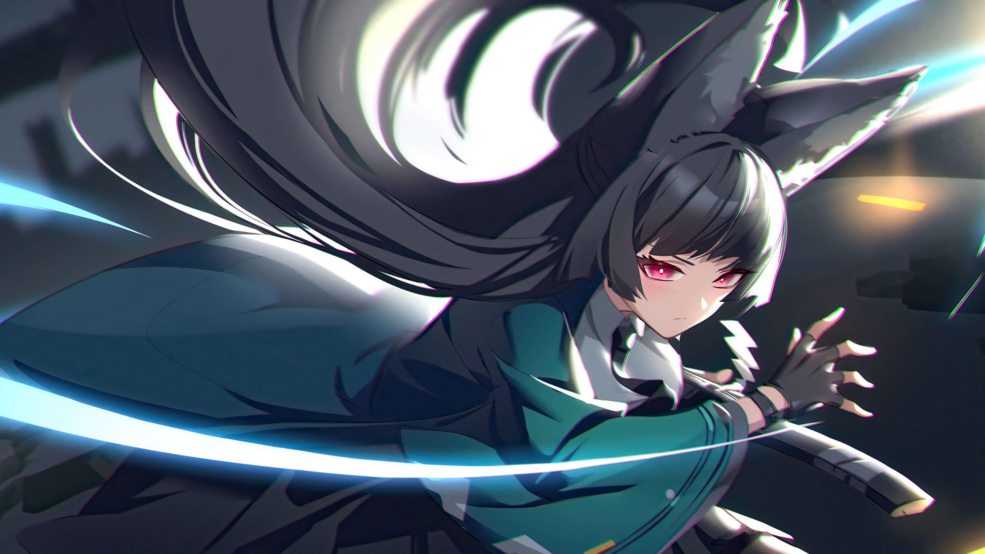 Zenless Zone Zero Hoshimi Miyabi Sword 4k Wallpaper | PixieWall