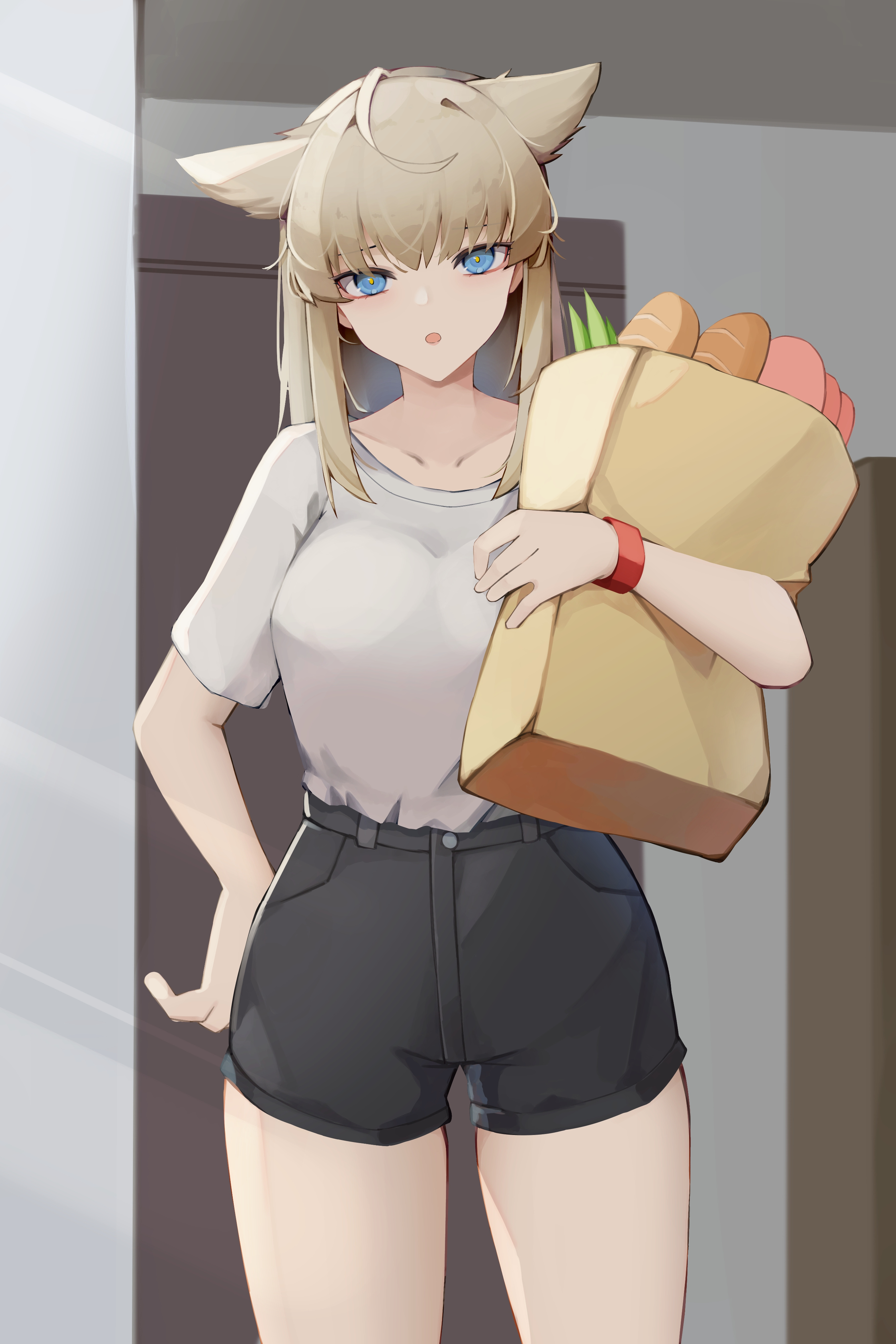 Perlica Arknights Casual Outfit Phone Wallpaper | PixieWall