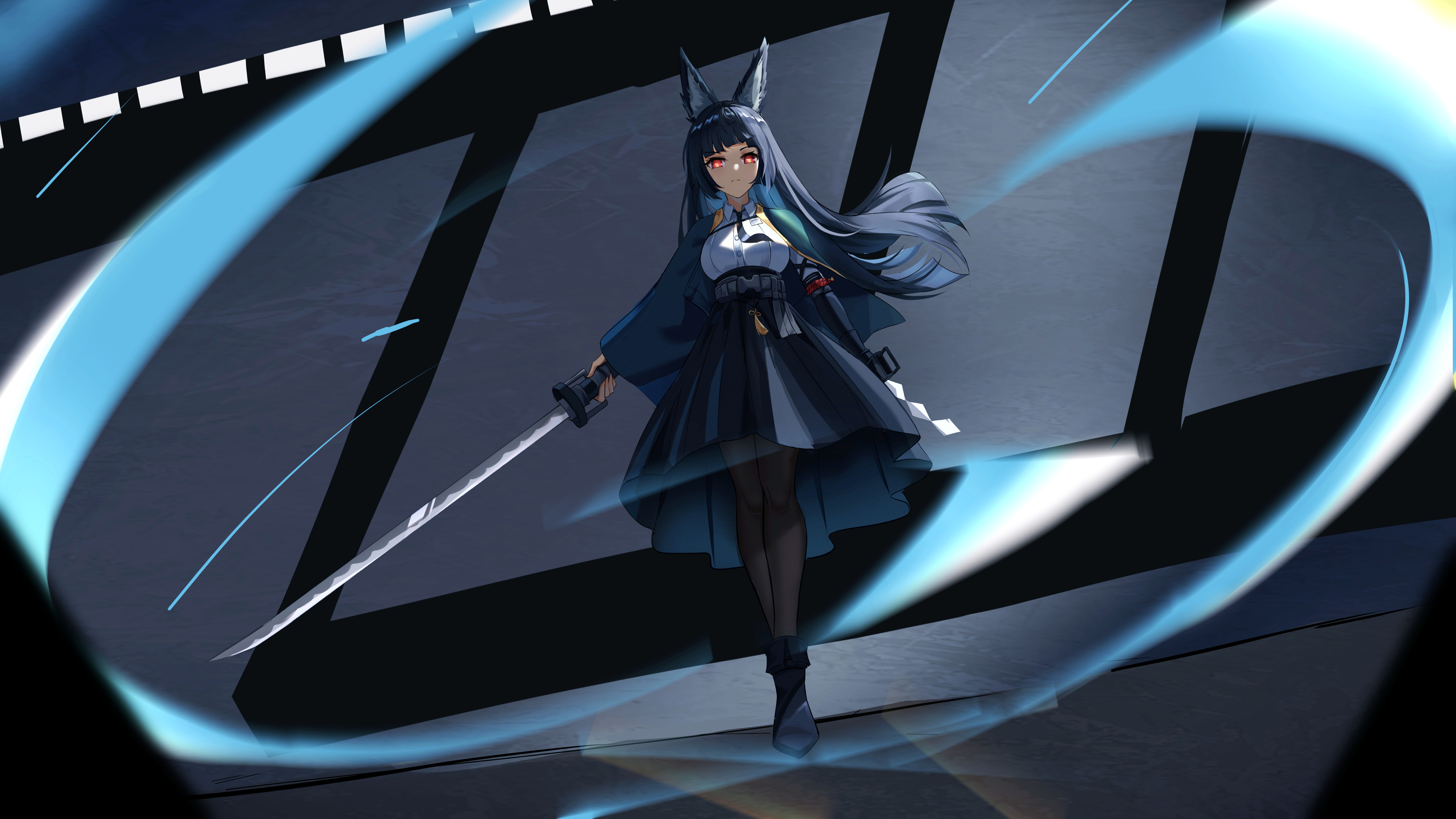Hoshimi Miyabi Zzz Isshin Muga Strength 4k Wallpaper | PixieWall