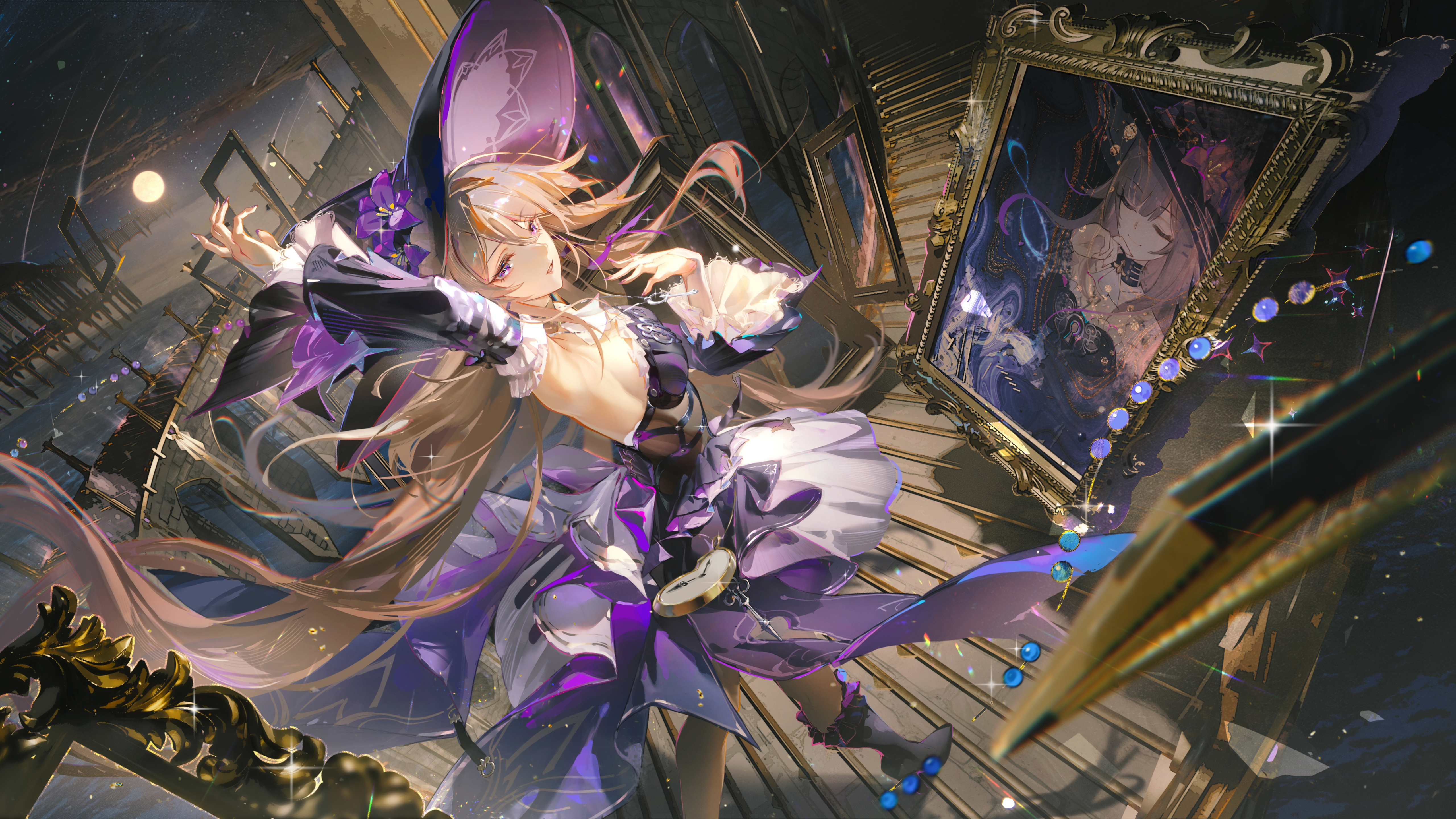 The Herta Honkai Star Rail Space Station 4K & 5K Wallpaper | PixieWall