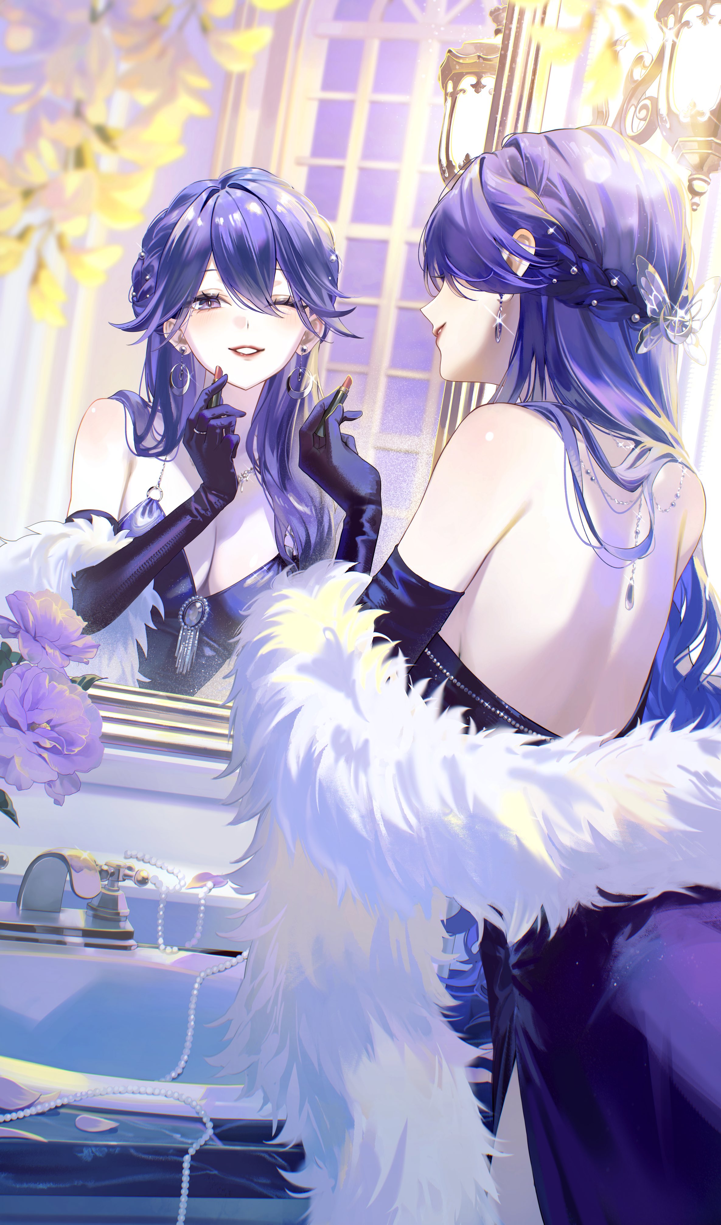 Lucilla Wuthering Waves Mirror 4k Mobile Wallpaper | PixieWall