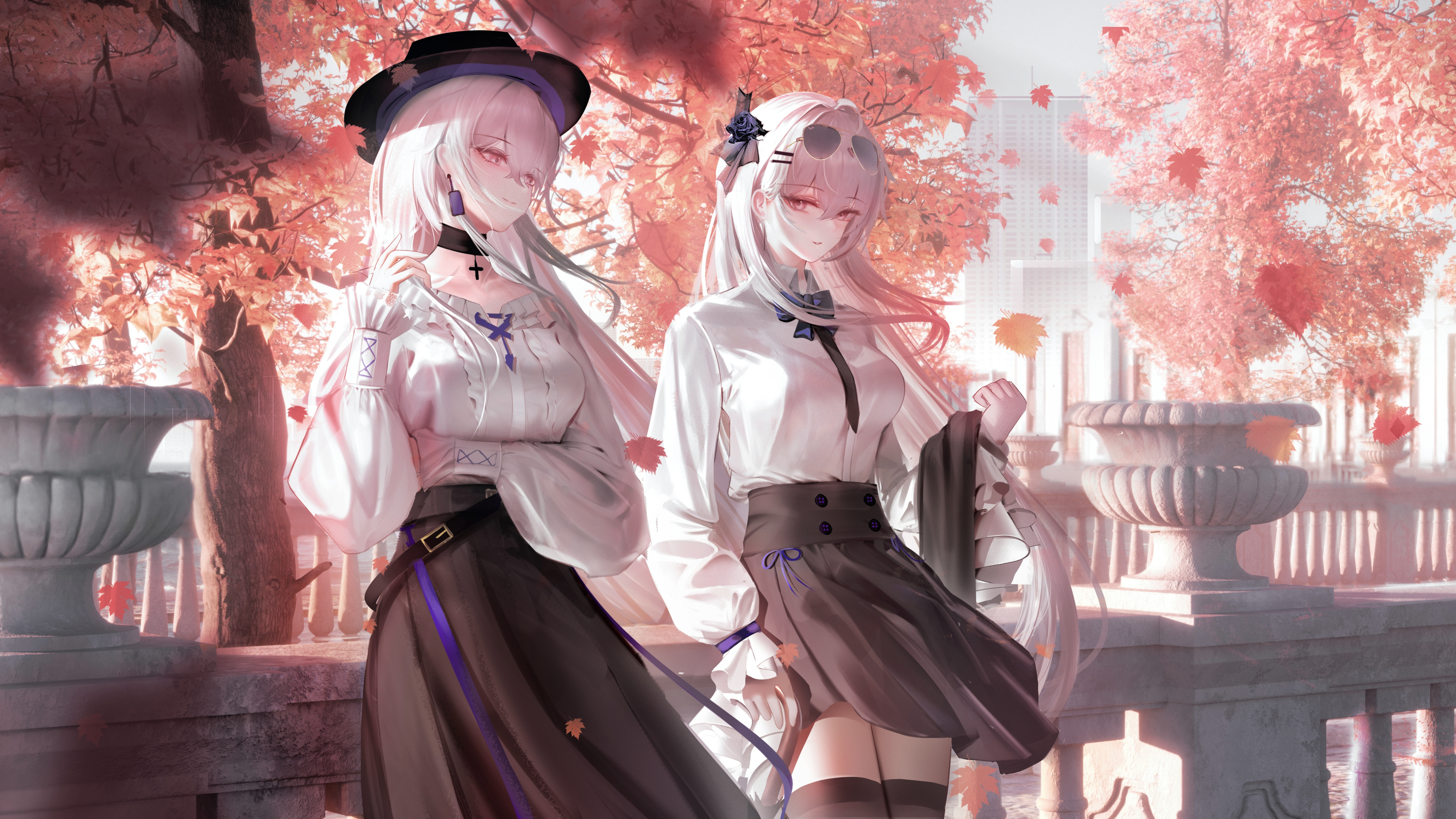 Skadi Specter Arknights Autumn 4k Wallpaper | PixieWall