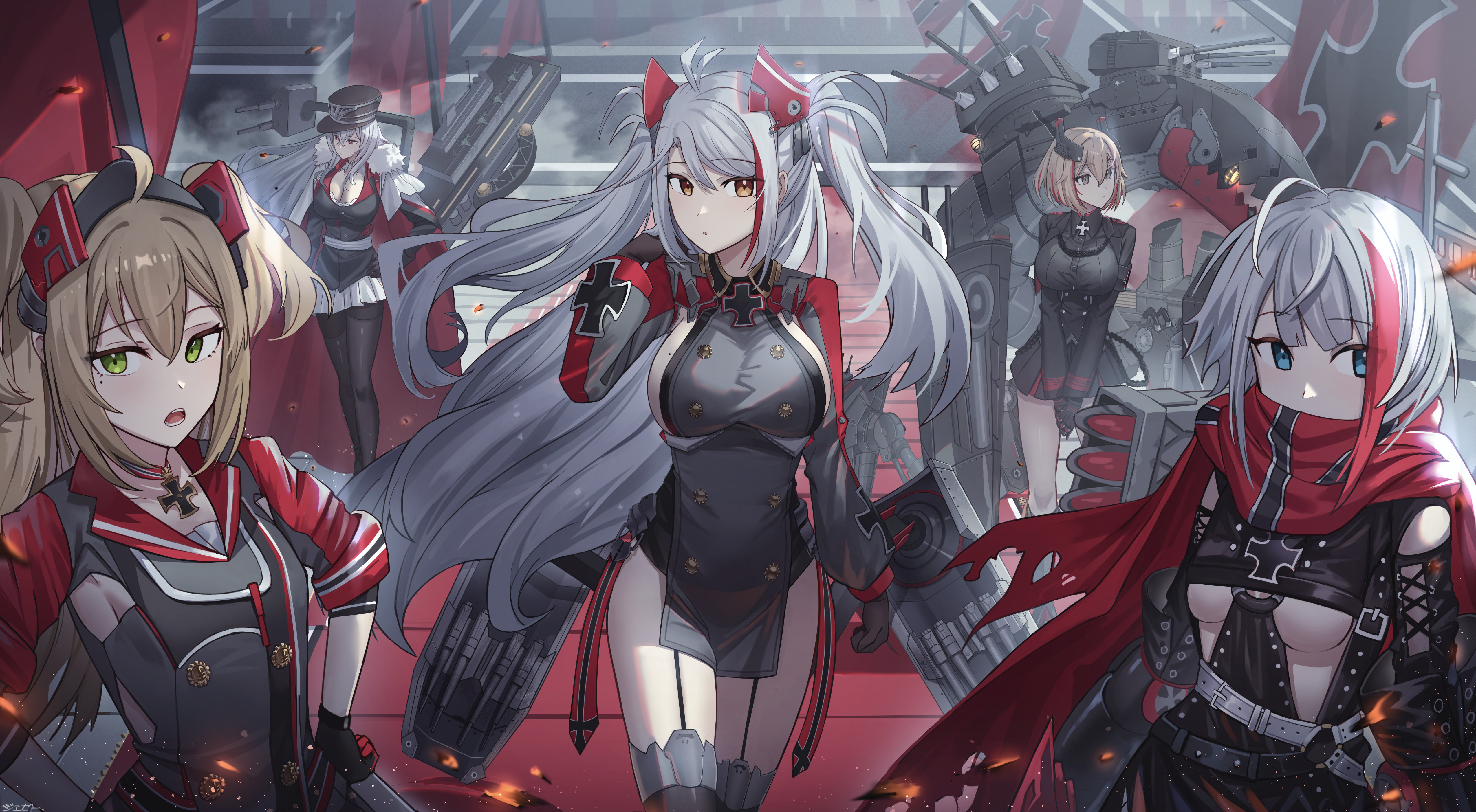 Azur Lane Prinz Eugen Graf Zeppelin Uniform Wallpaper | PixieWall