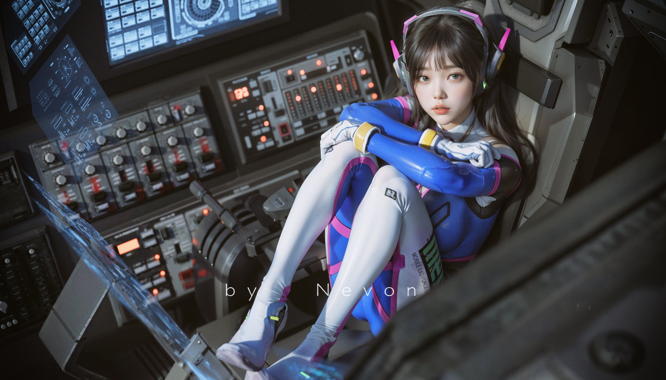 Nevon Overwatch D.Va Asian Cgi Digital Art 4k Wallpaper | PixieWall