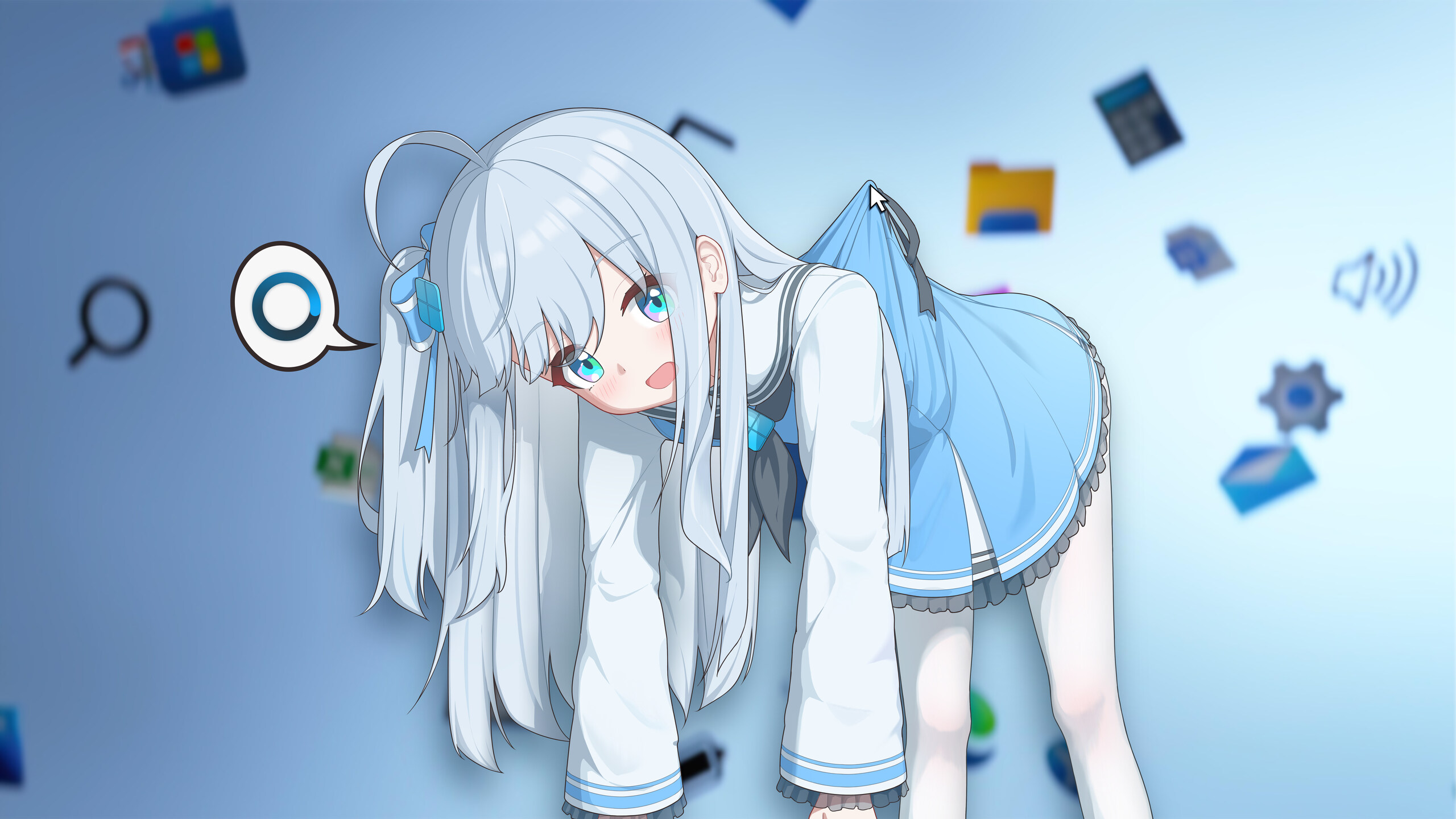 Windows 11 Anime Girl 8k Wallpaper | PixieWall