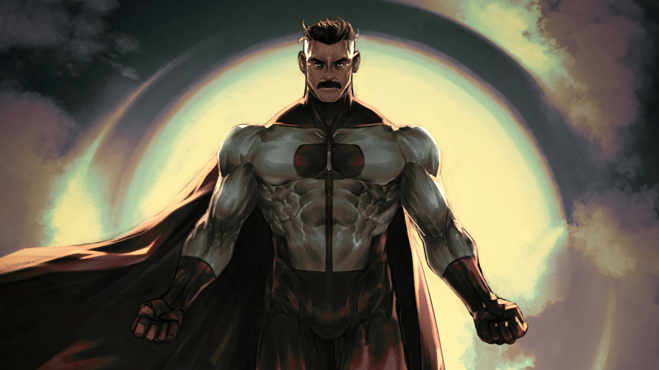 Omni Man Invincible Series Artwork 4k Wallpaper | PixieWall