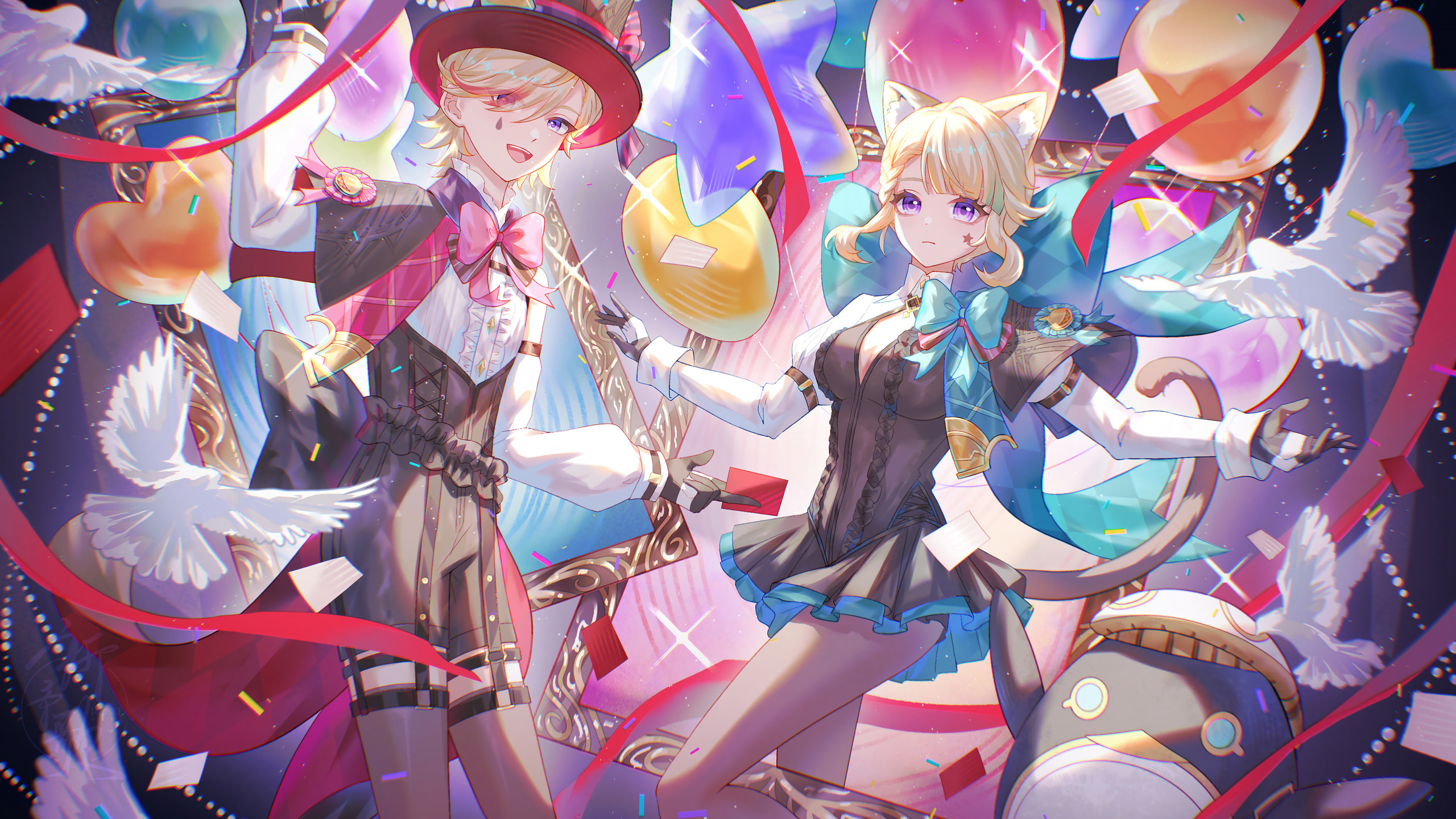 Lynette And Lyney Genshin Impact 4K & 5K Wallpaper | PixieWall