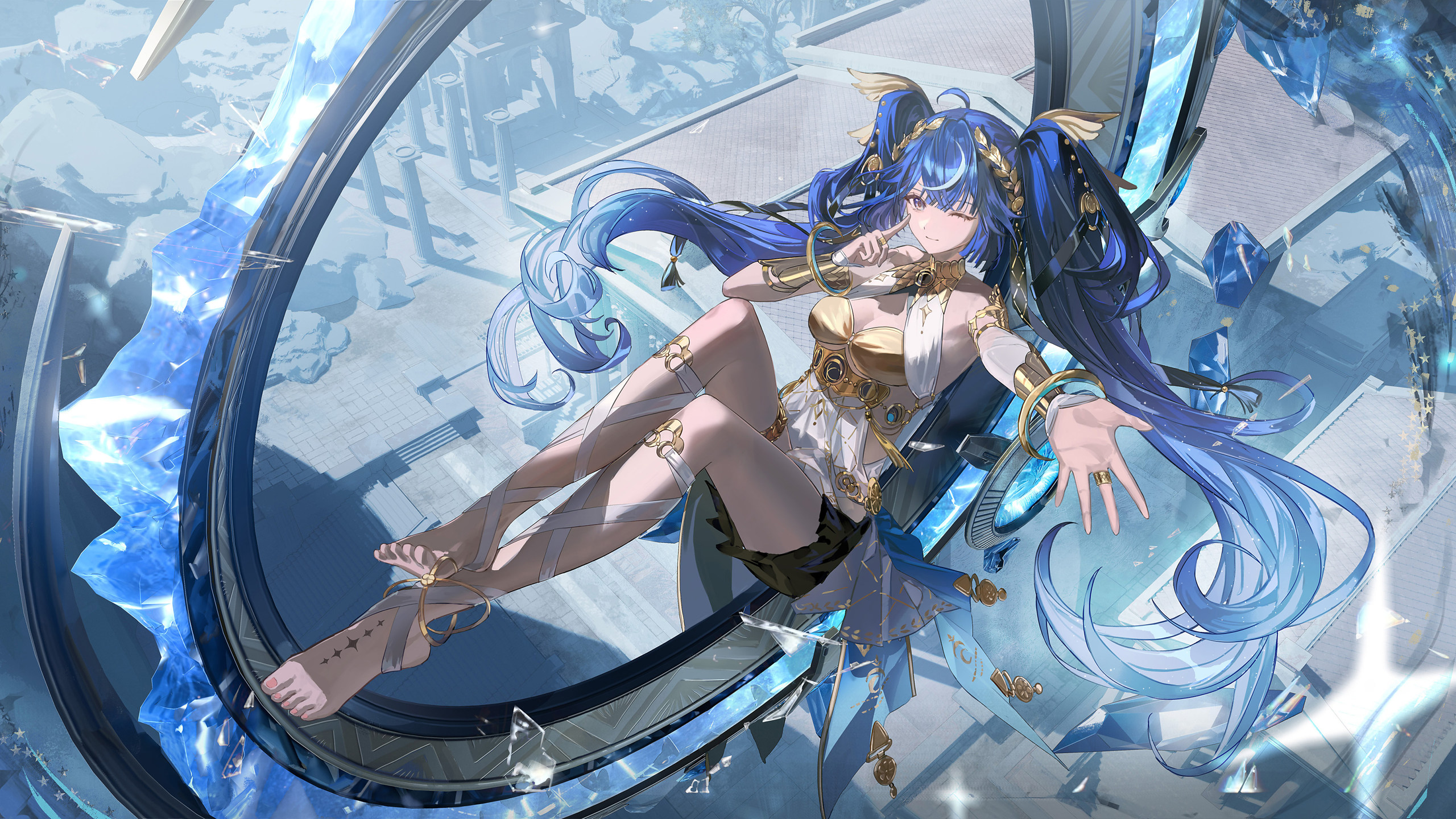 Iuno Wuthering Waves Ancient Greek Clothes 4k Wallpaper | PixieWall