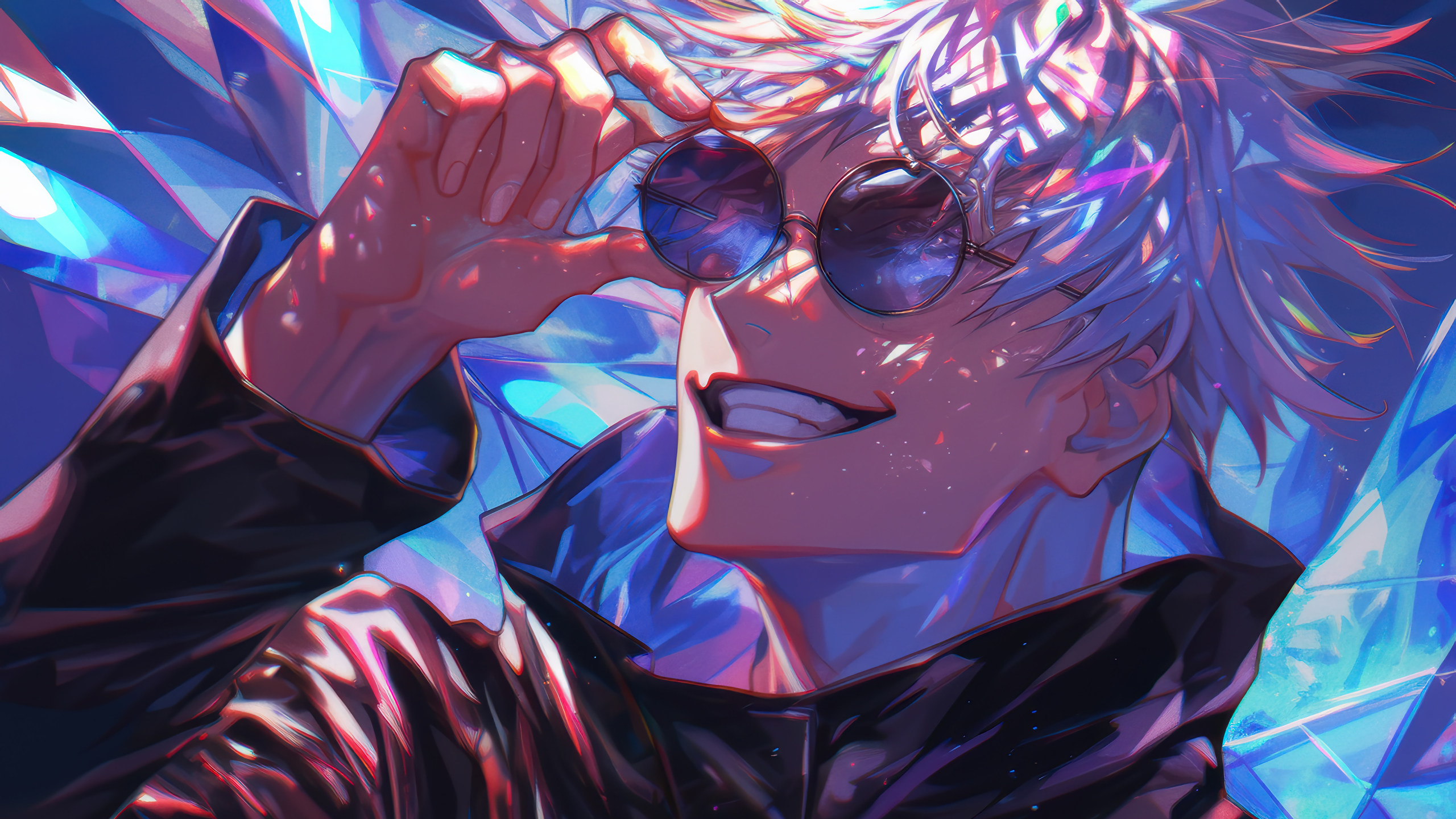 Gojo Satoru Sunglasses Wallpaper