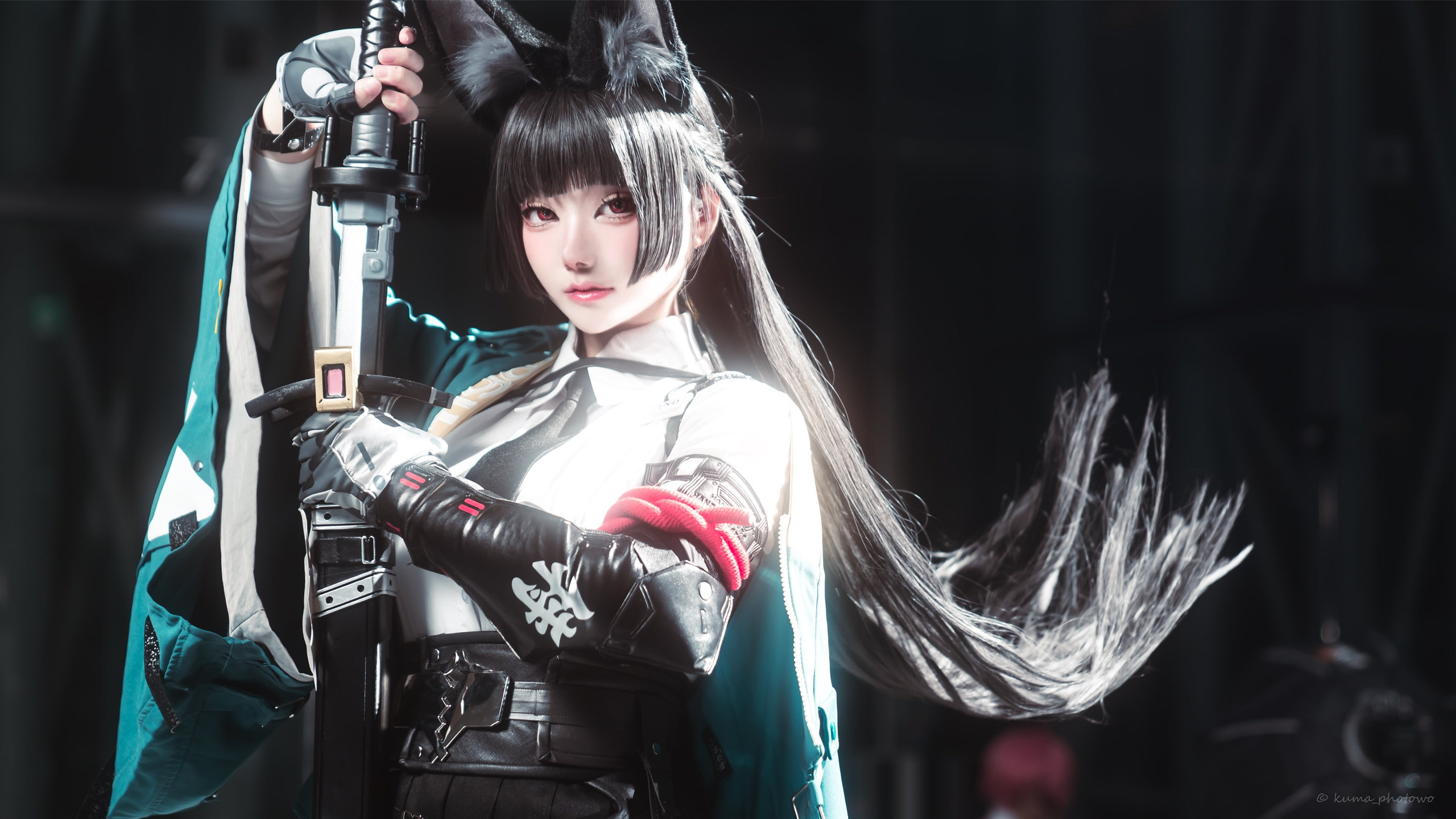 A Erukun Cosplay Hoshimi Miyabi Zenless Zone Zero 4k Wallpaper