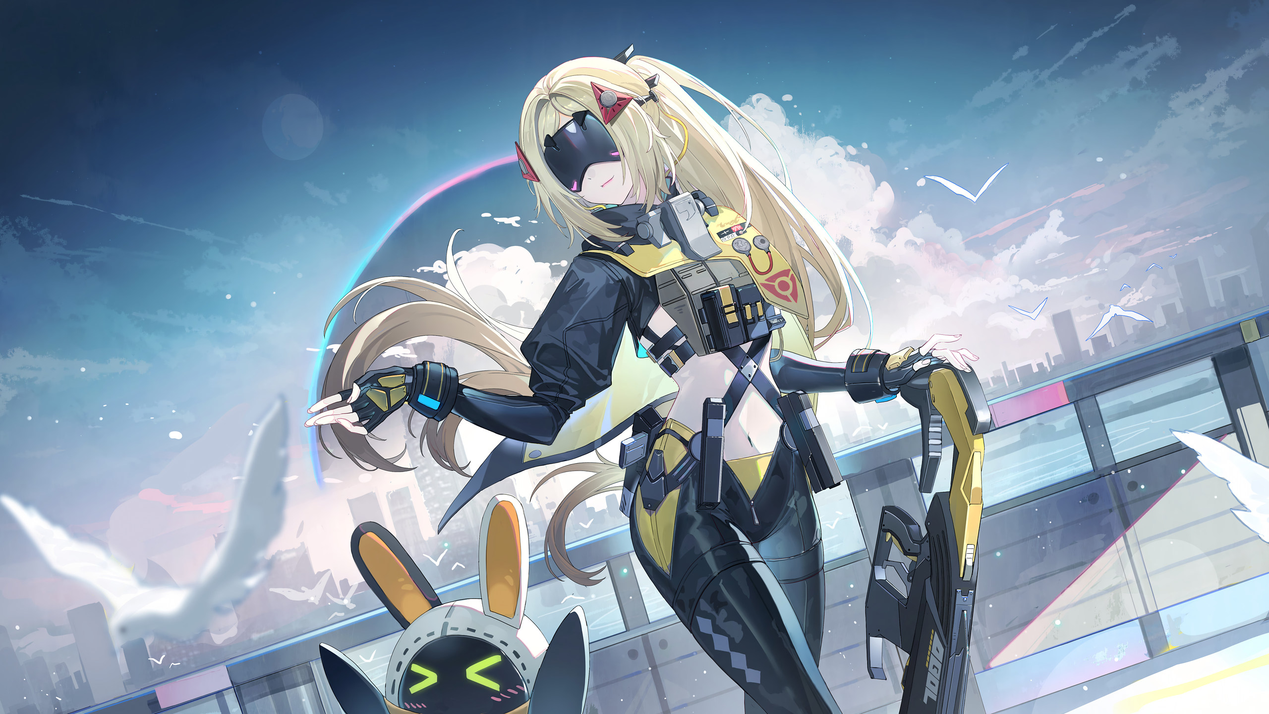 Trigger Zenless Zone Zero Blindfold 4K & 5K Wallpaper | PixieWall