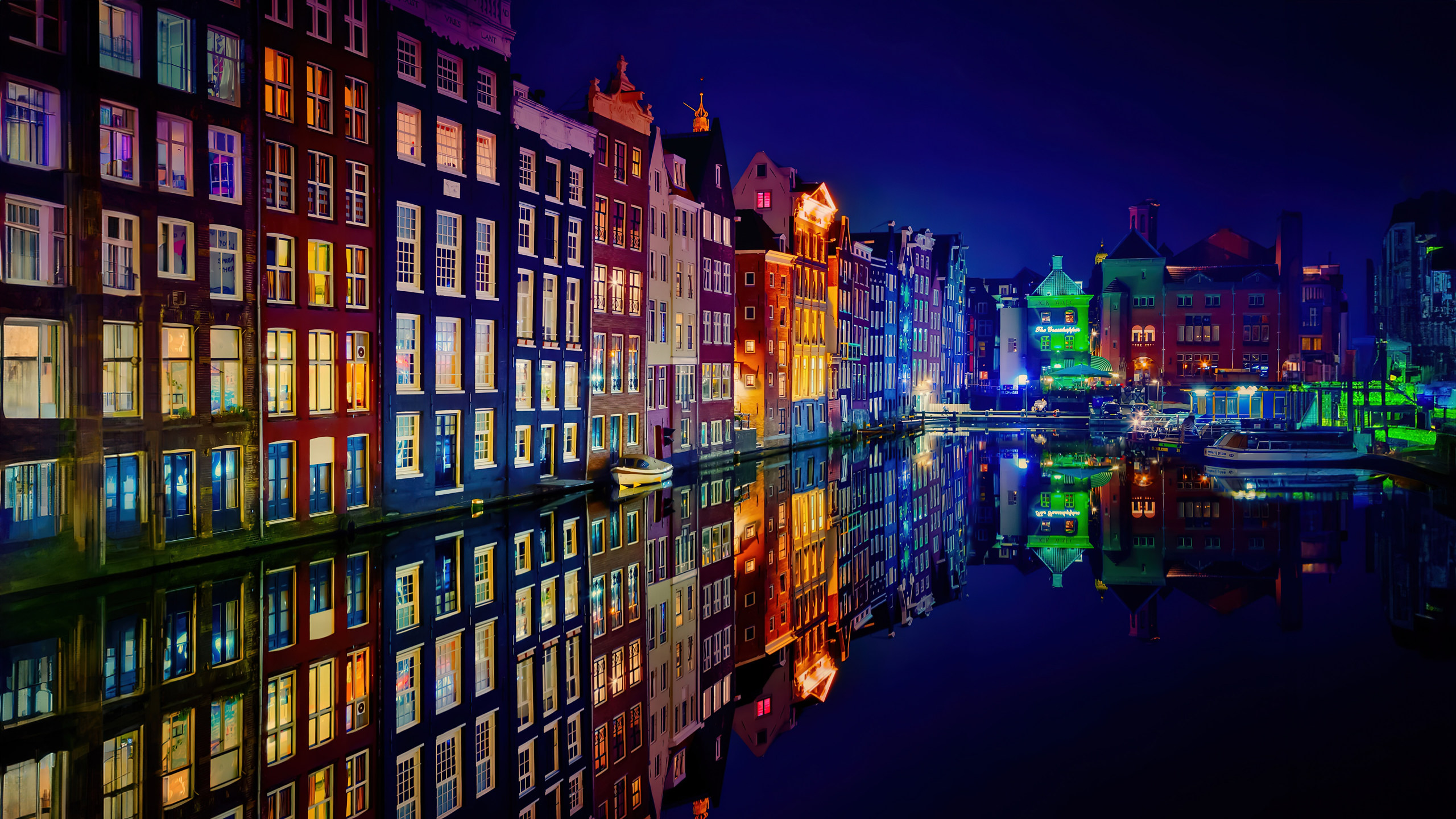 Amsterdam Colorful Buildings Architecture 4k Wallpaper | PixieWall