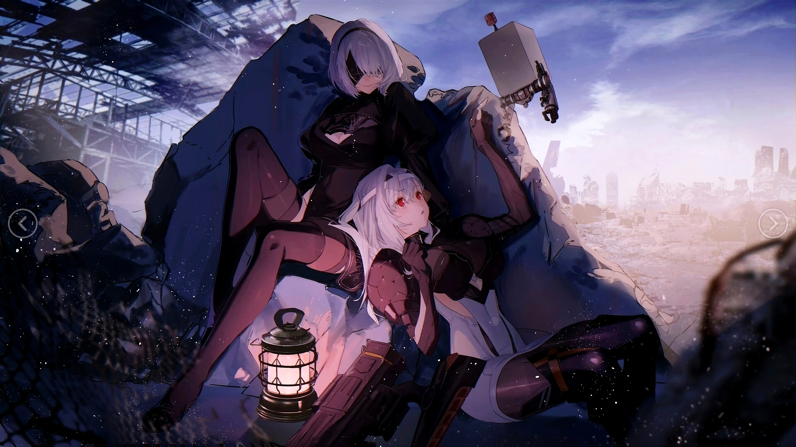 Modernia Nikke Yorha 2b Yorha 2b 4k Wallpaper | PixieWall