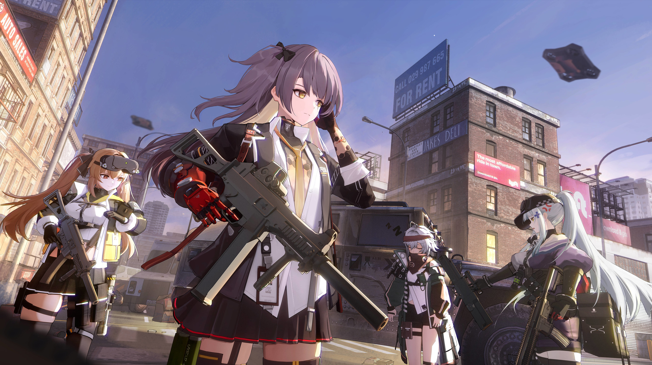 G11 Hk416 Ump45 Ump9 Girls Frontline 4K & 5K Wallpaper | PixieWall