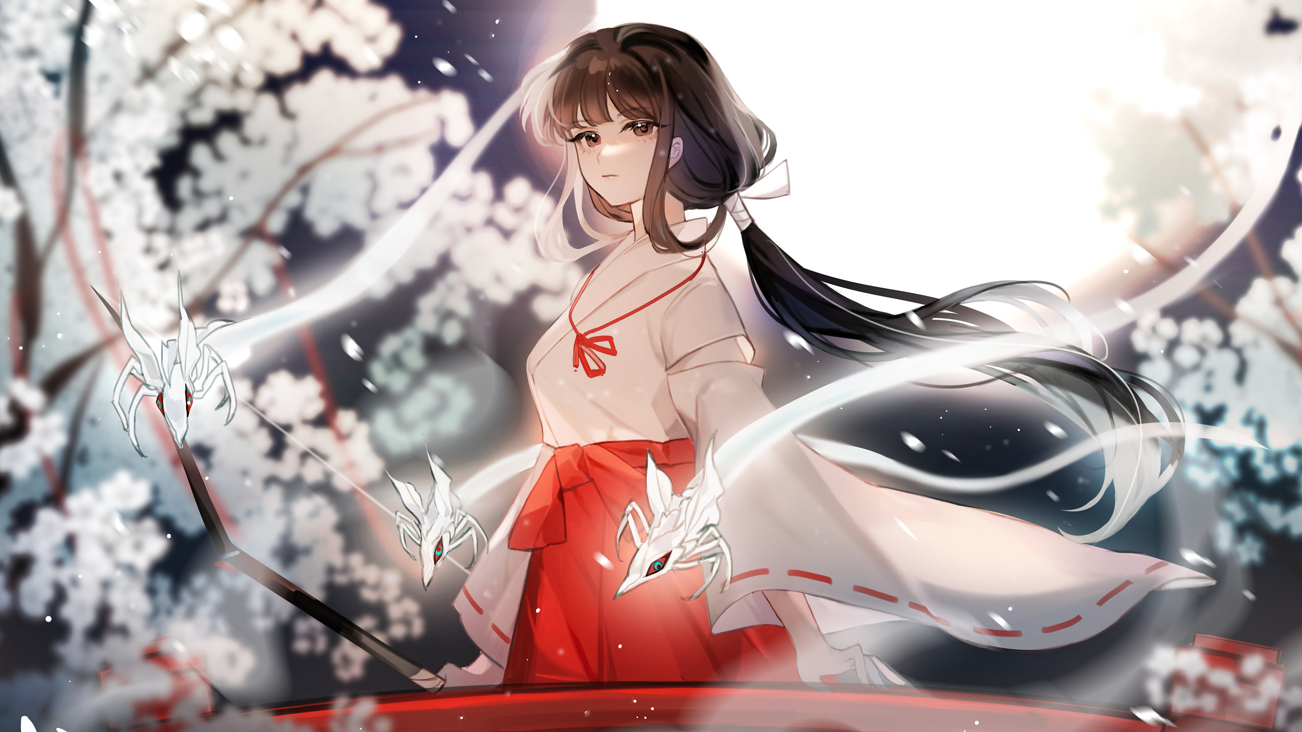 Kikyo Inuyasha Shinidamachuu 4k Wallpaper | PixieWall