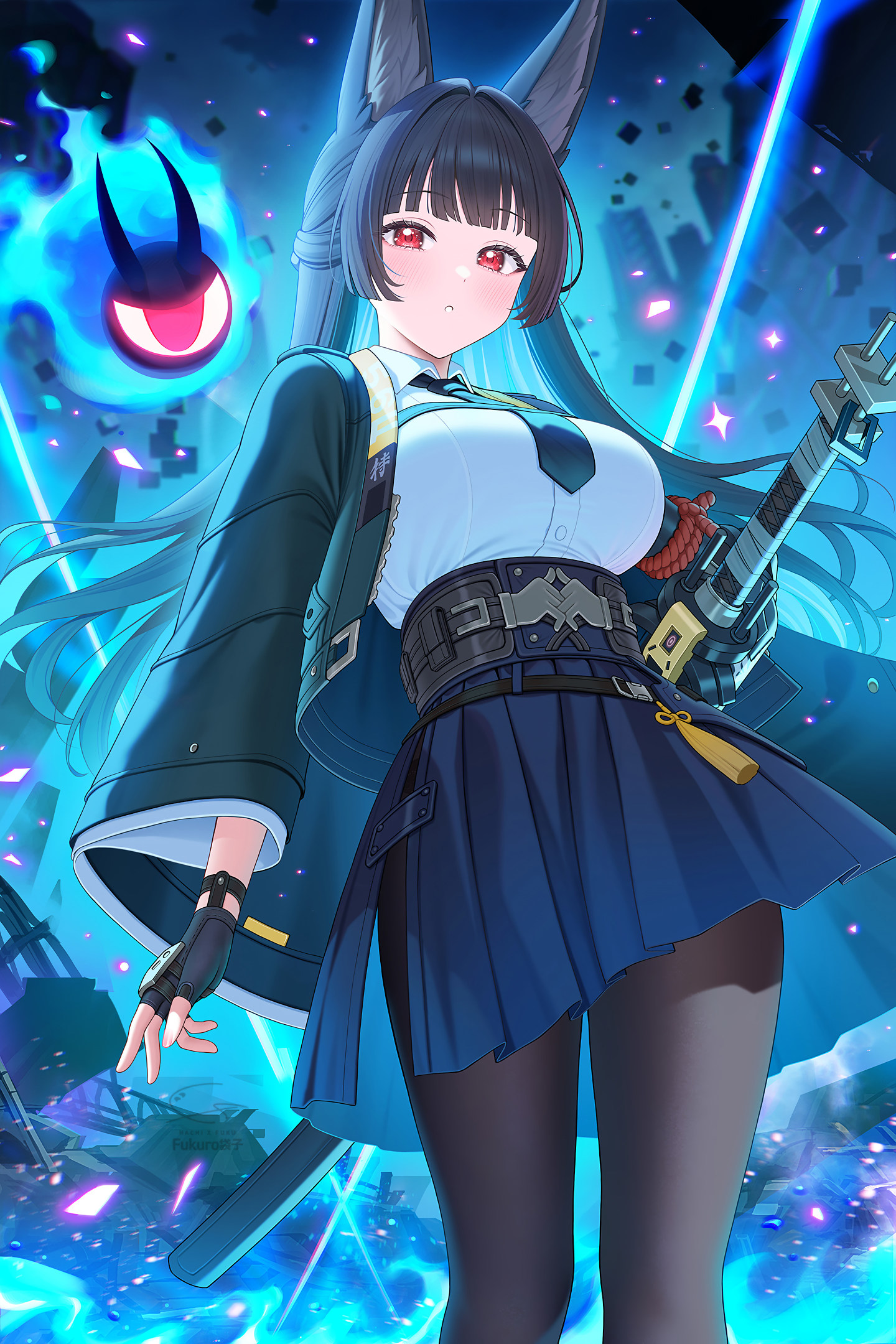 Hoshimi Miyabi Zenless Zone Zero Phone Wallpaper | PixieWall