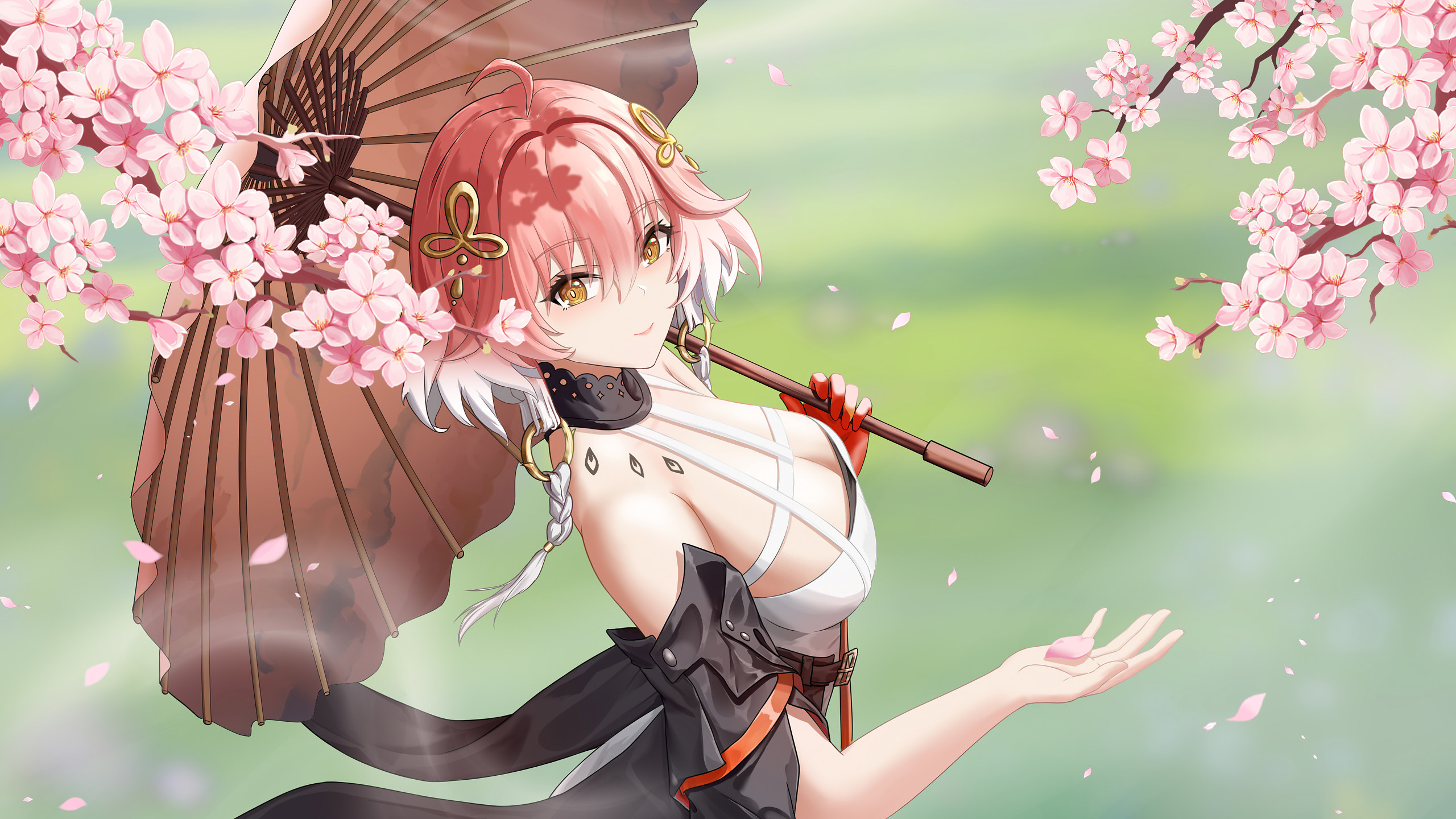 Changli Wuthering Waves Umbrella 4K & 5K Wallpaper | PixieWall