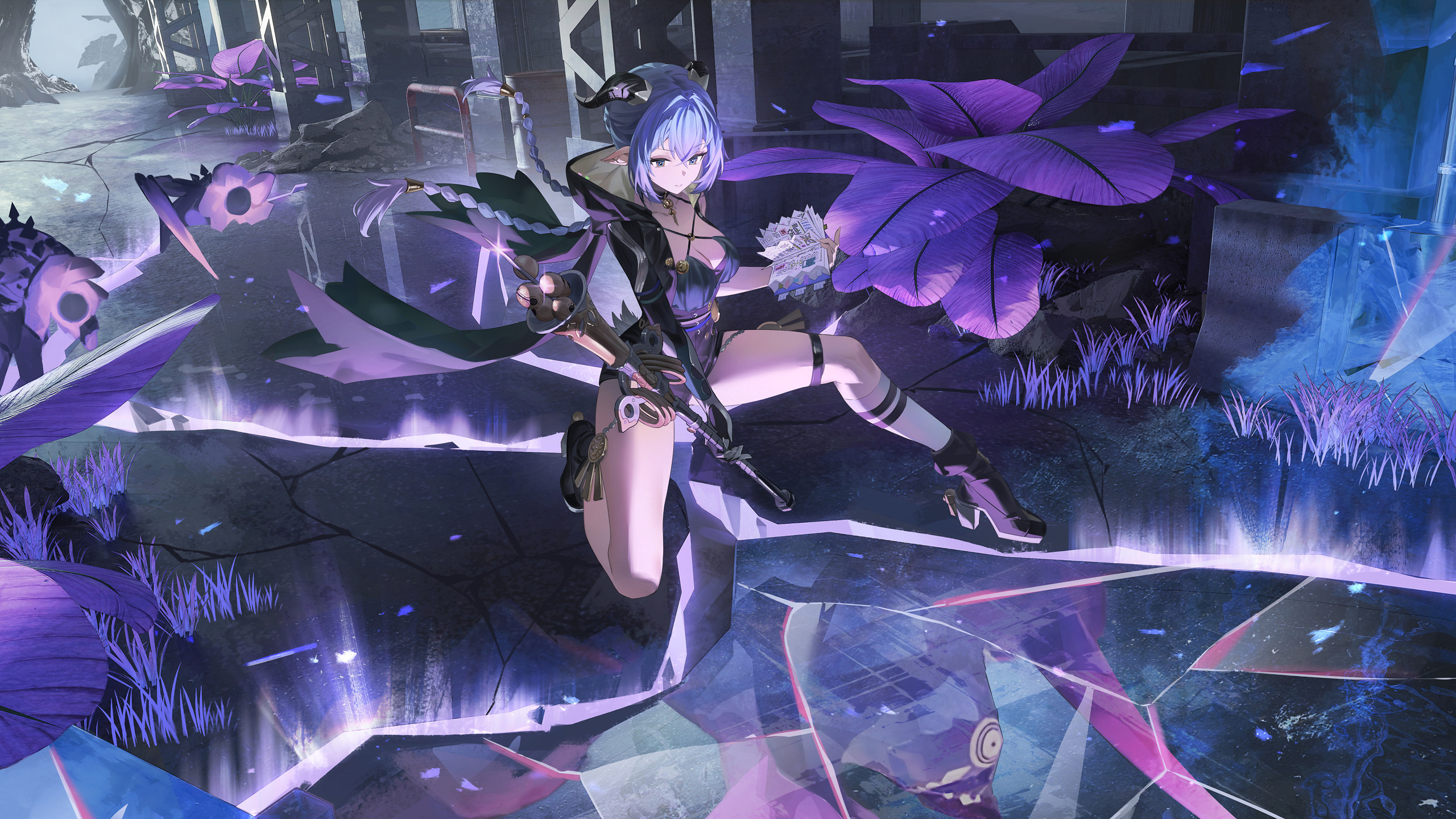 Lucia Elowen Zenless Zone Zero Goat Girl 4K & 5K Wallpaper | PixieWall
