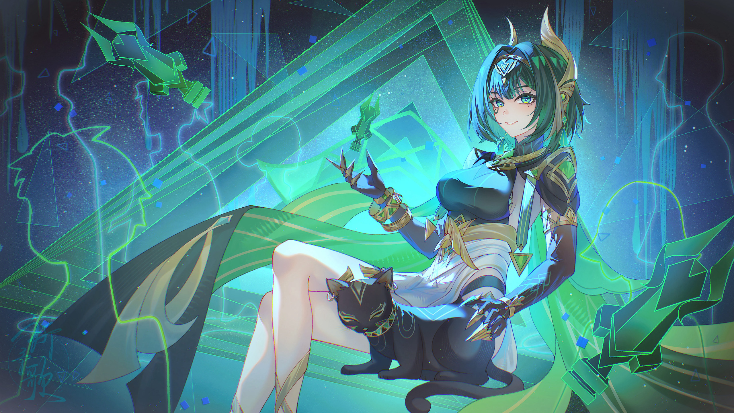 Nefer Genshin Impact Curatorium Secrets 4k Wallpaper | PixieWall