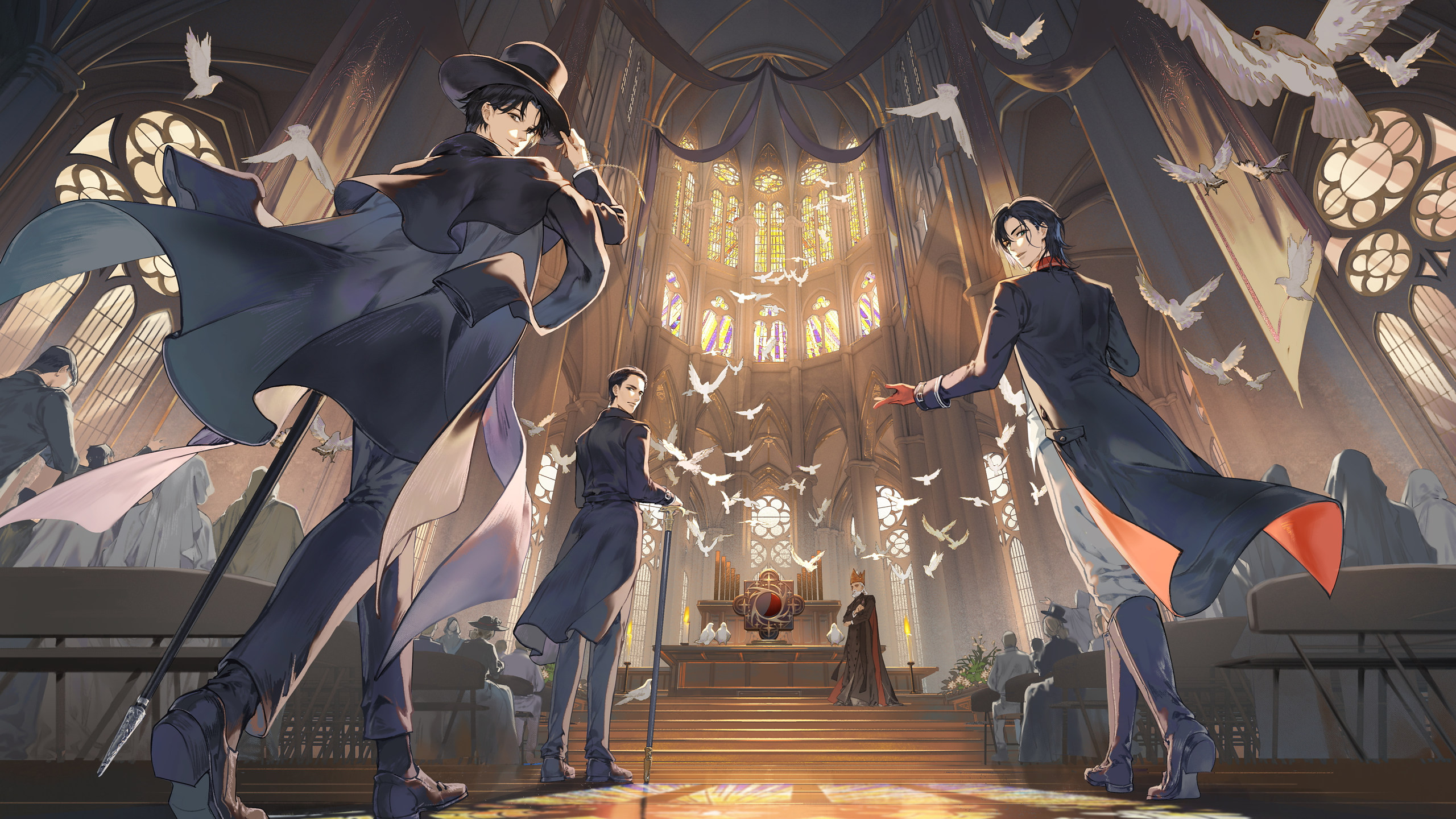 Leonard And Klein Lord Of The Mysteries 4K & 5K Wallpaper | PixieWall