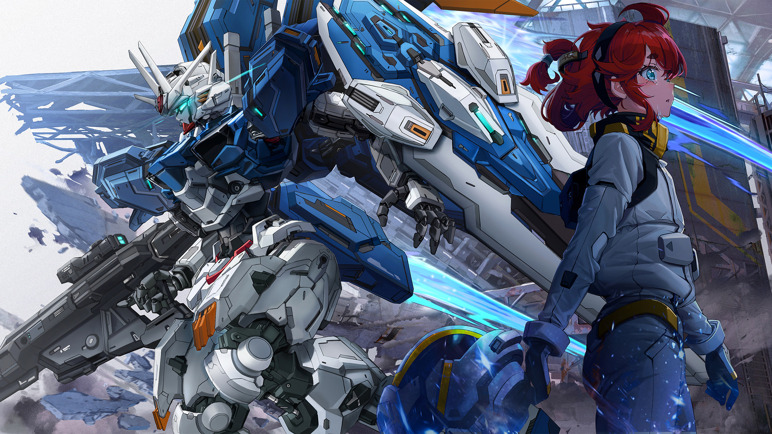 Gundam Aerial Suletta Mercury Gundam 4k Wallpaper | PixieWall