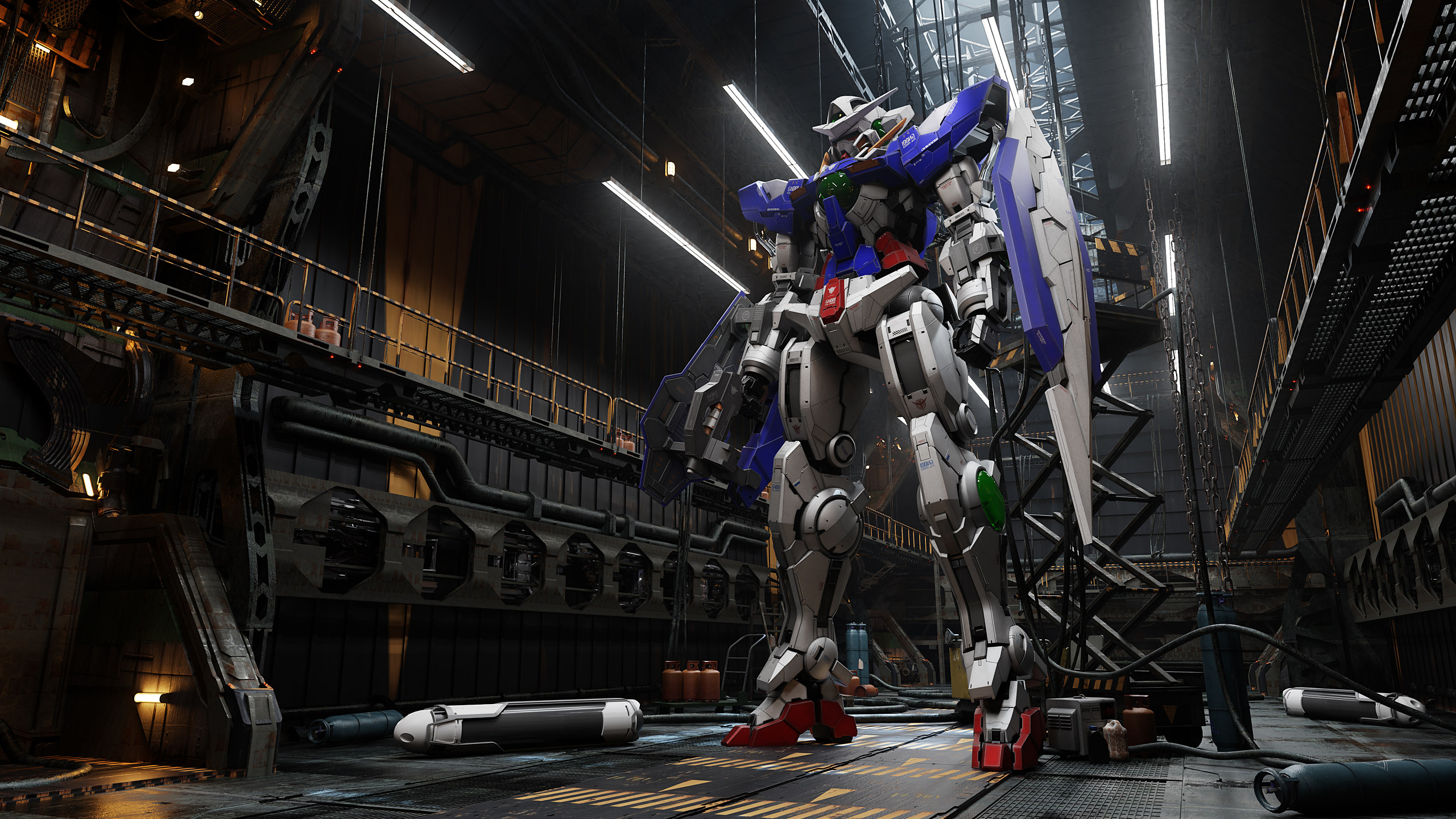 Gundam Exia Setsuna Celestial Being 4k Wallpaper | PixieWall