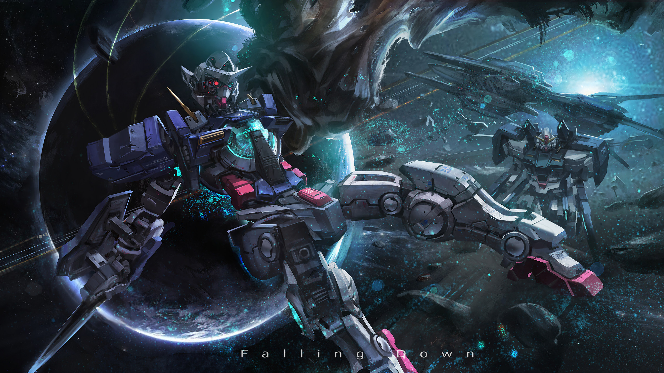 Gundam Exia Mobile Suit 00 4k Wallpaper | PixieWall