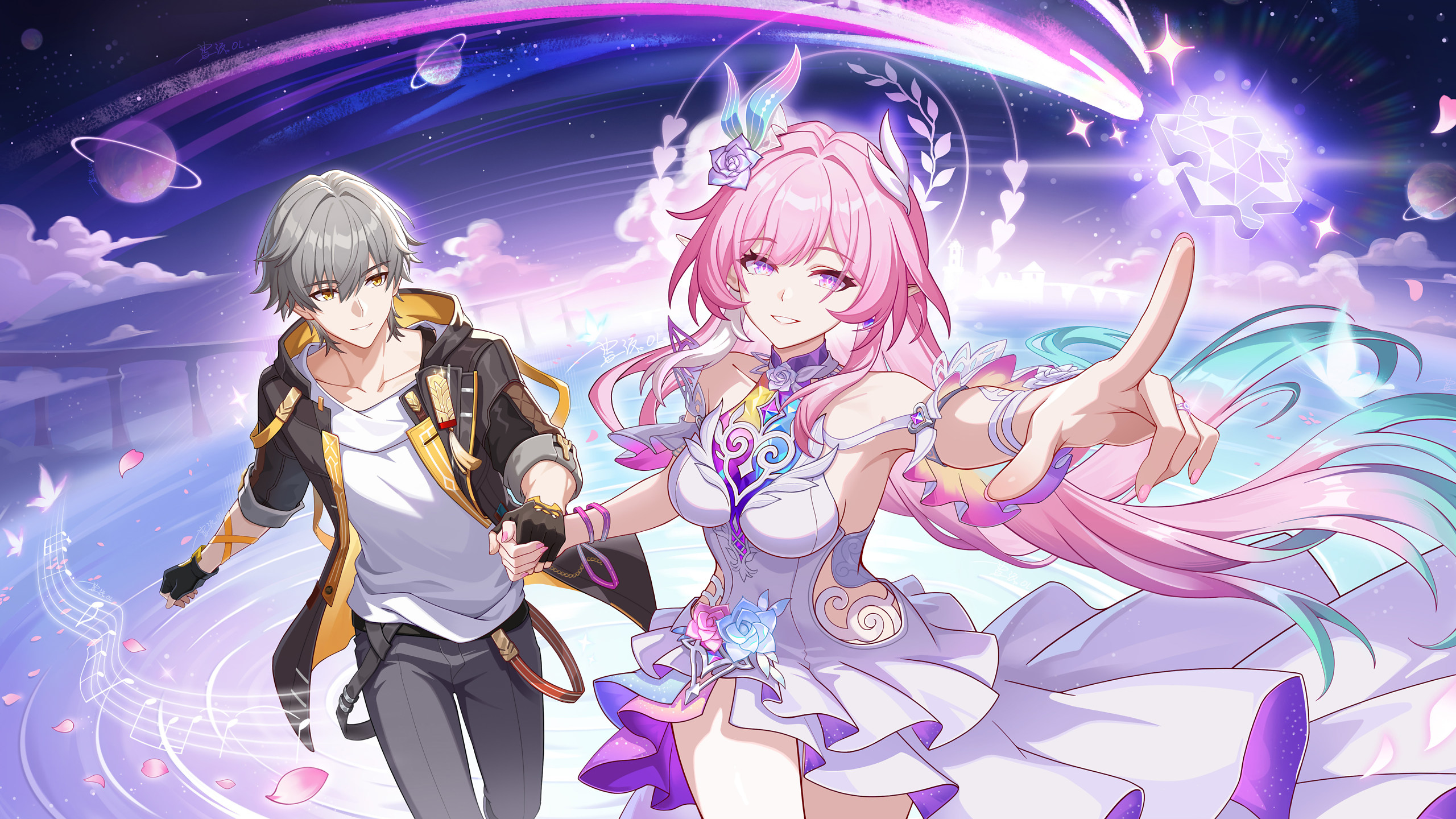 Cyrene And Caelus Honkai Star Rail 4K & 5K Wallpaper | PixieWall