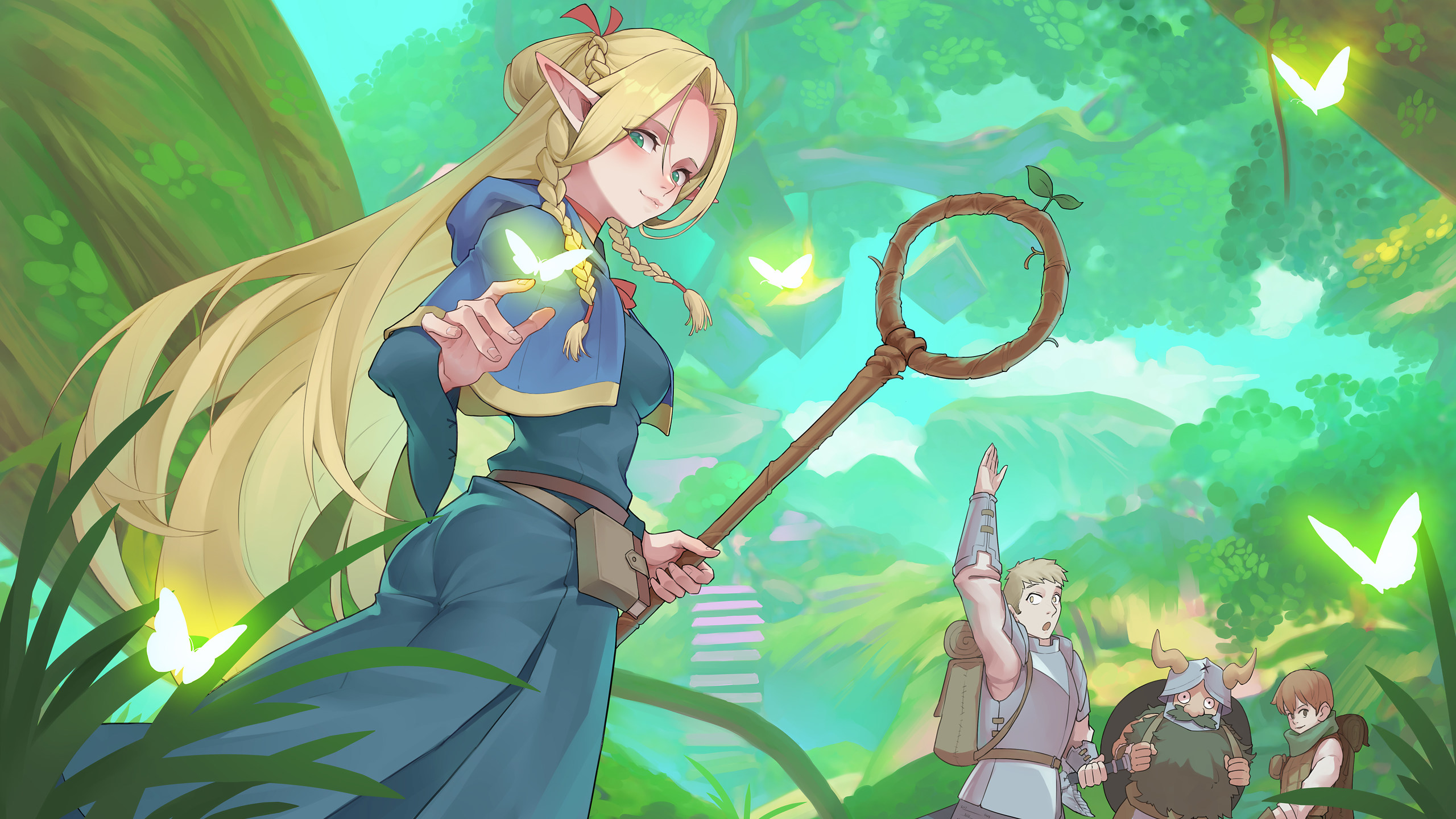 Dungeon Meshi Anime Characters 5k Wallpaper | PixieWall