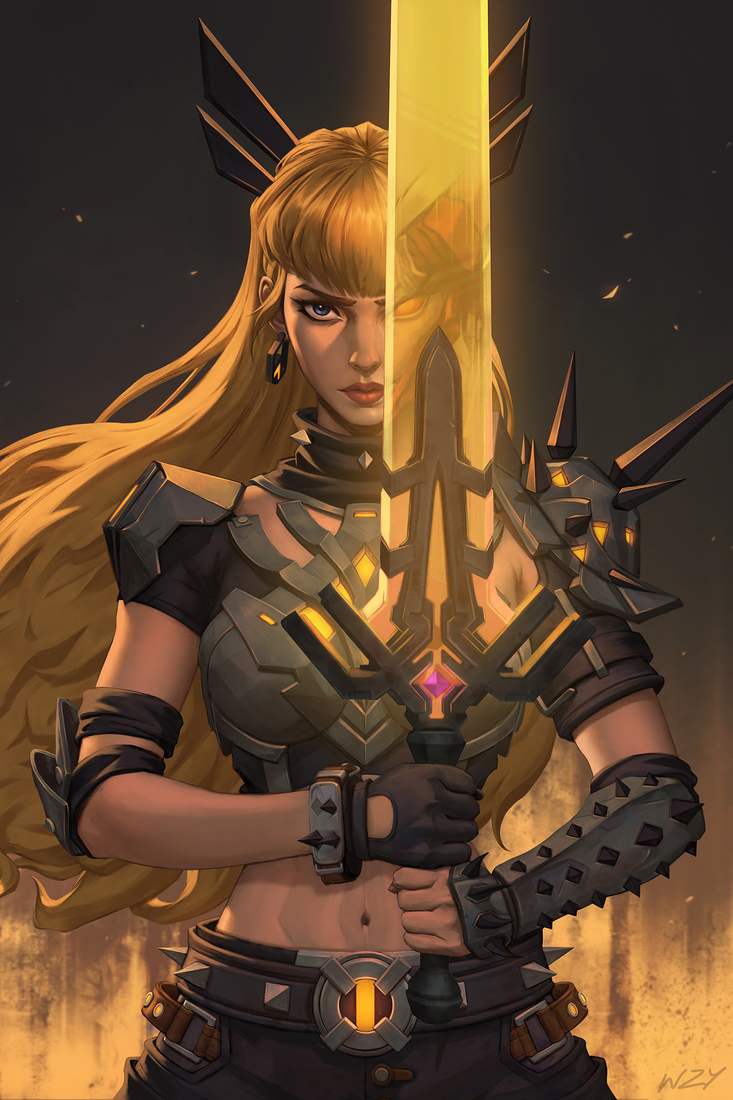 Magik Marvel Rivals Holding Sword Mobile Wallpaper | PixieWall