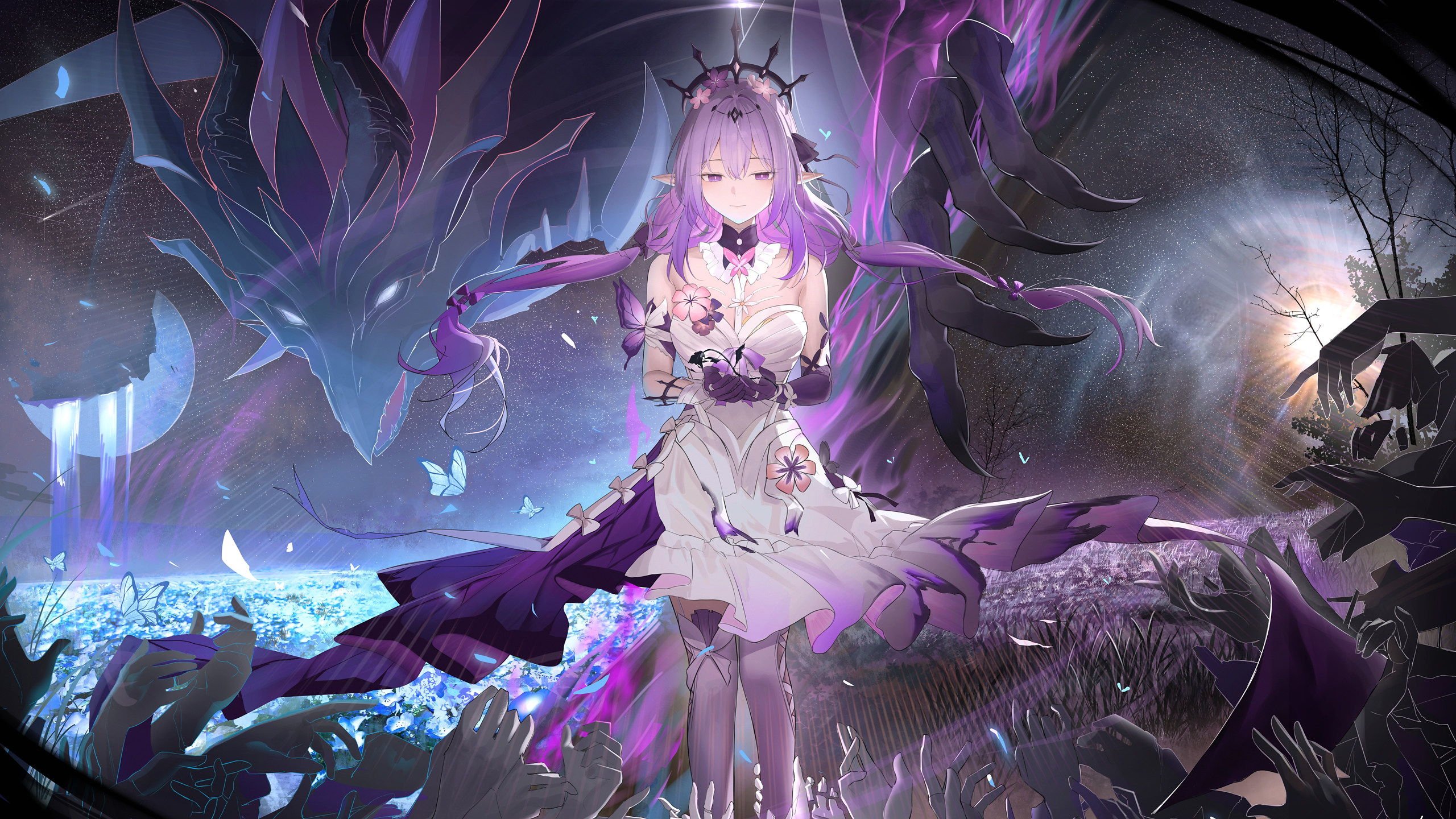 Castorice Honkai Star Rail Dragon 4K & 5K Wallpaper | PixieWall