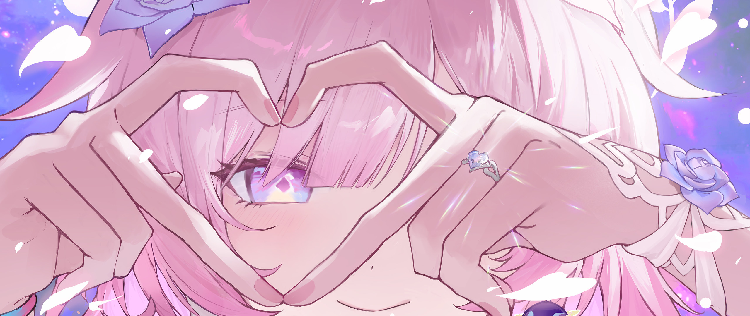 Cyrene Honkai Star Rail Heart Hands 4K & 5K Ultrawide Wallpaper