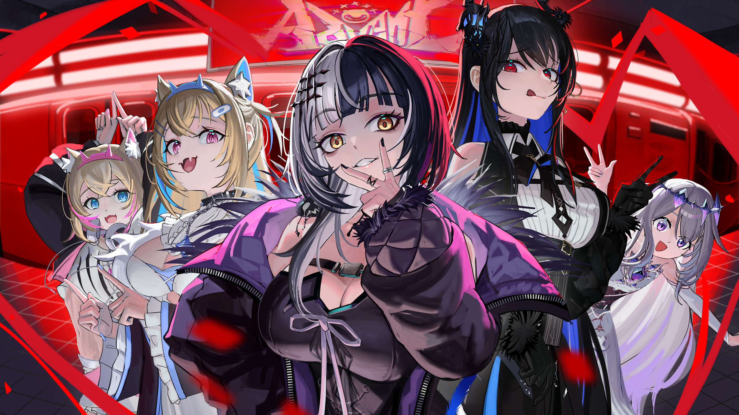 Nerissa Shiori Biboo Fuwamoco Hololive 8k Wallpaper | PixieWall
