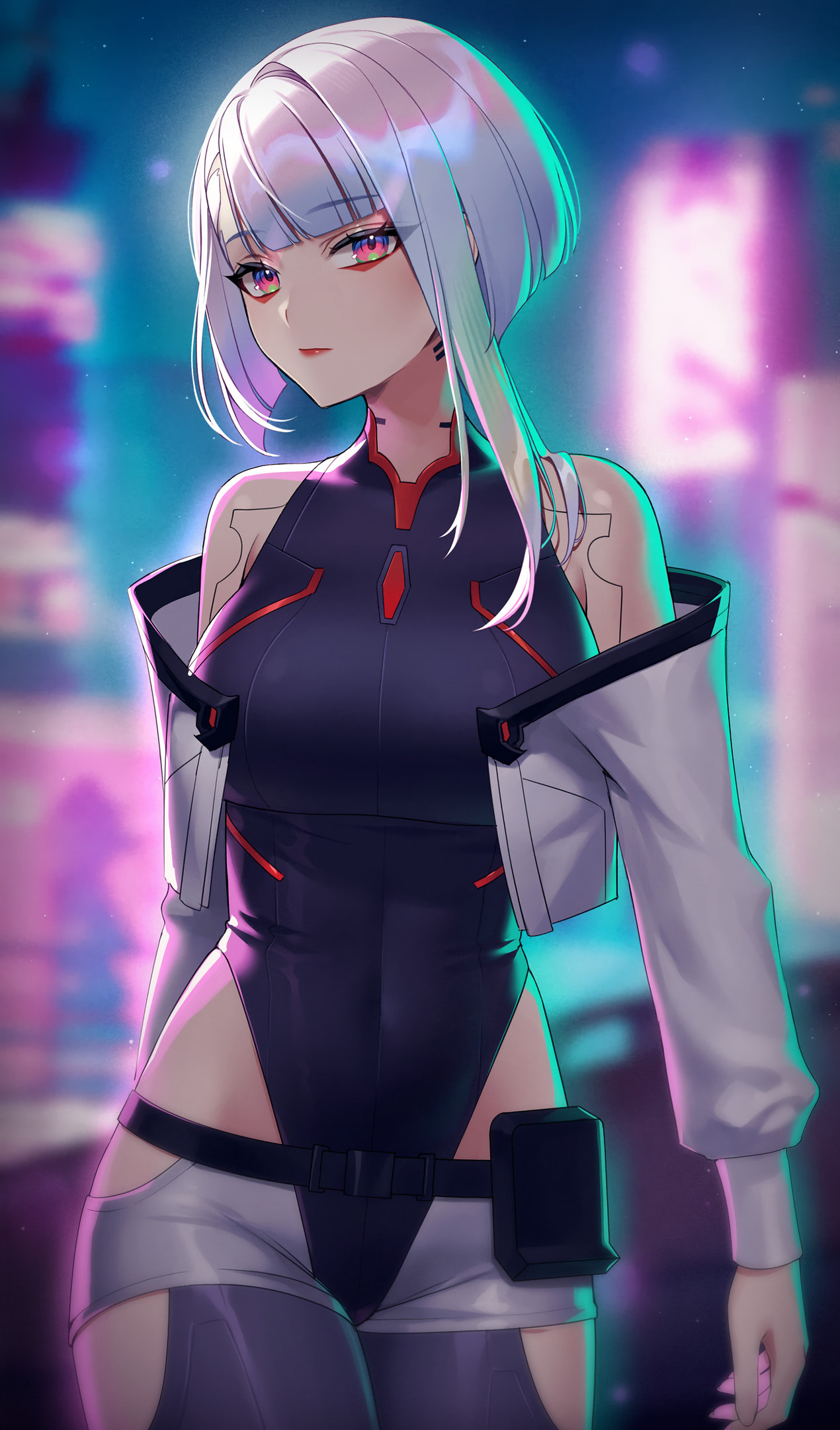 Lucy Cyberpunk Edgerunners Cyborg Mobile Wallpaper | PixieWall