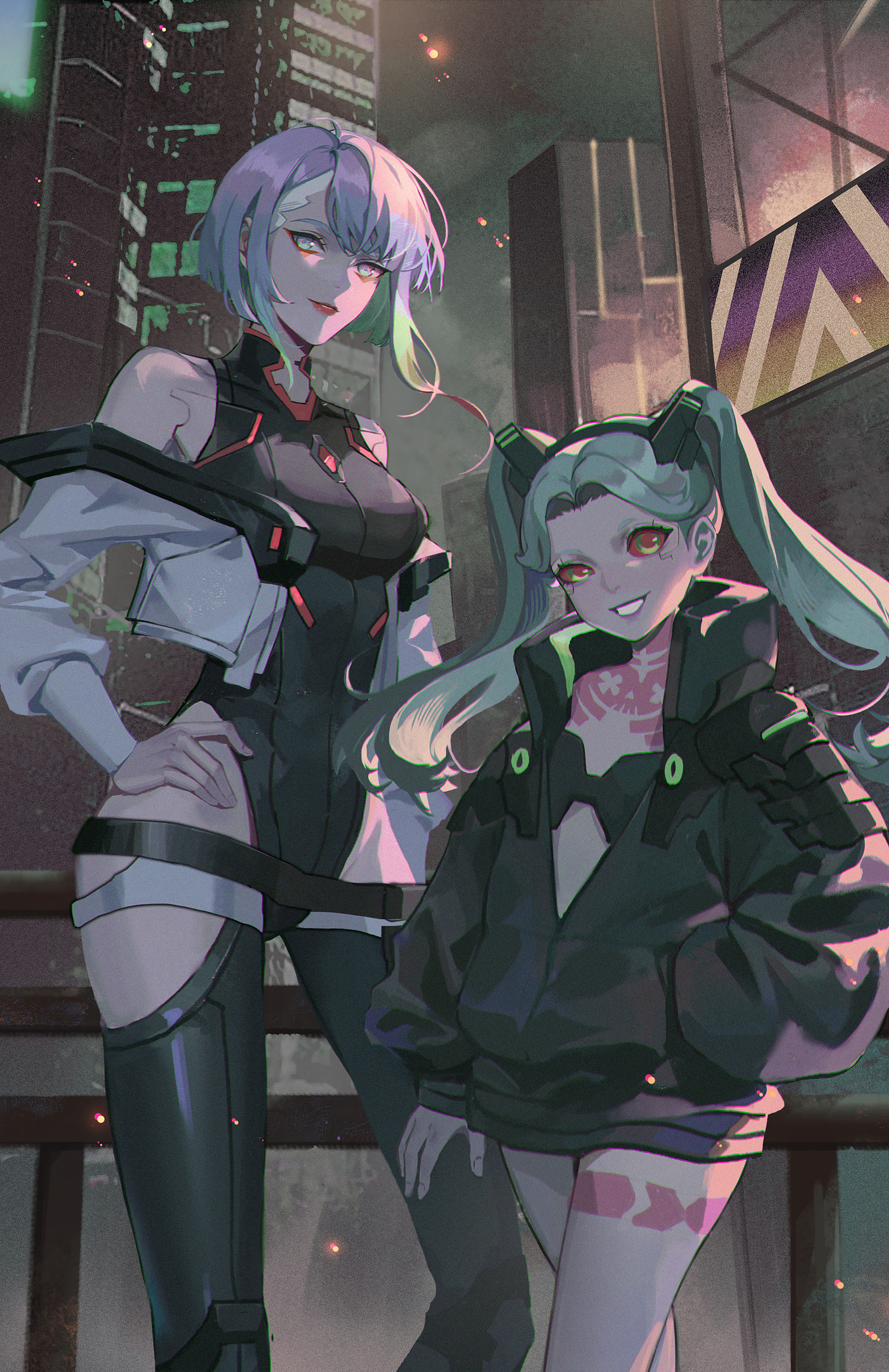 Rebecca Lucy Cyberpunk Edgerunners Phone Wallpaper | PixieWall