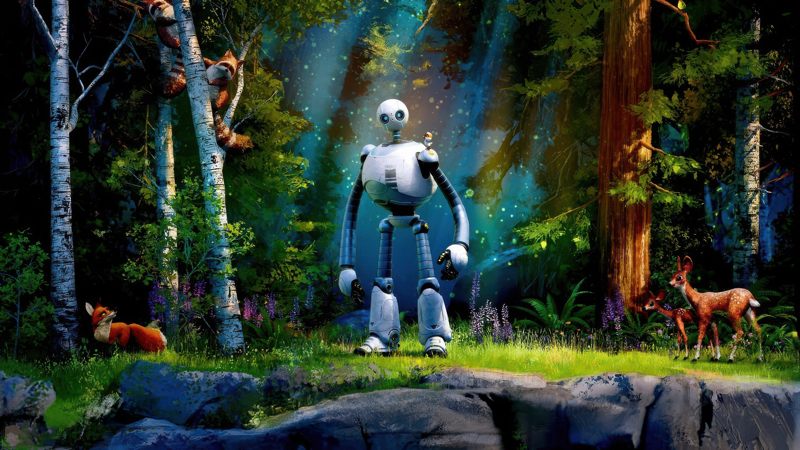 The Wild Robot Movie Peaceful Nature 4k Wallpaper | PixieWall