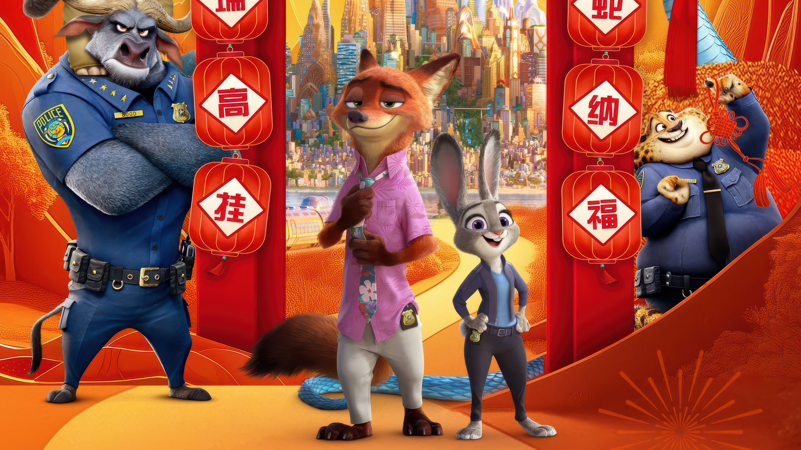 Zootopia 2 Nick Wilde Judy Hopps 4k Wallpaper | PixieWall