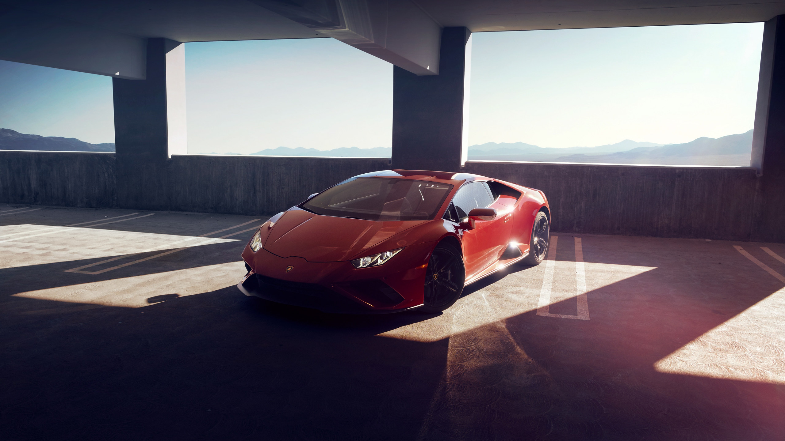 Red Lamborghini Huracan Evo Rwd 4k Wallpaper | PixieWall