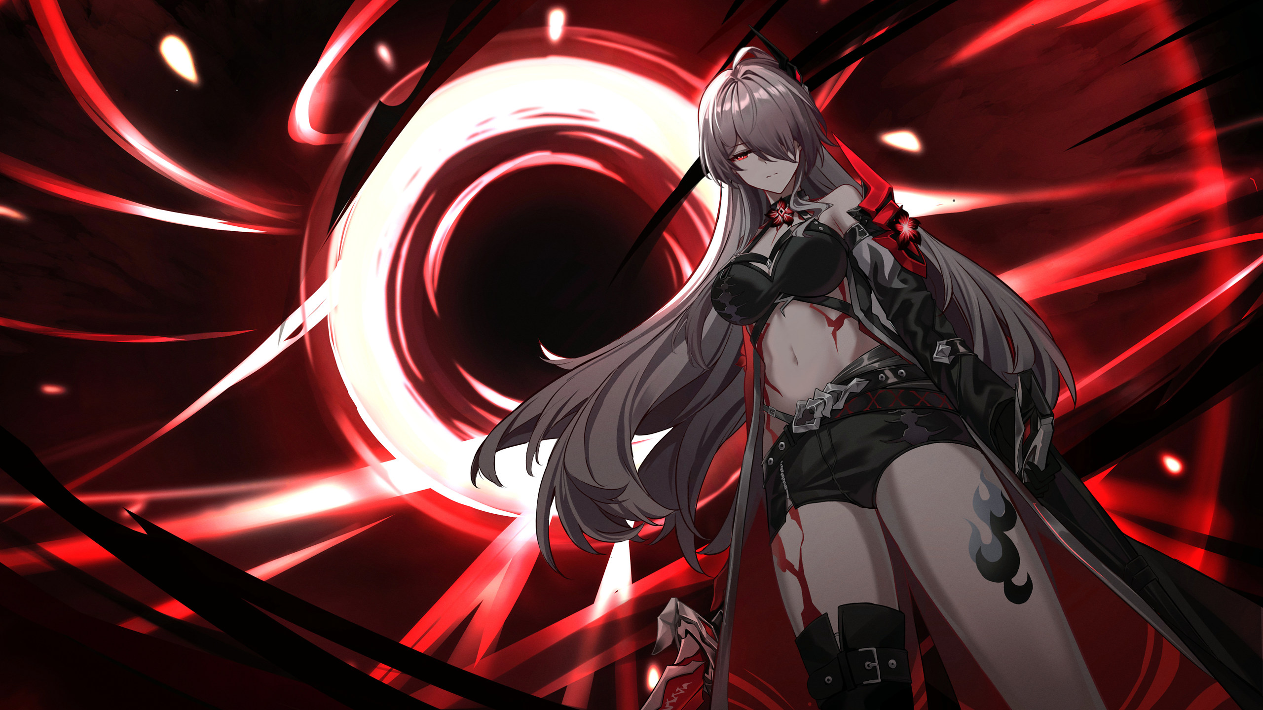 Acheron Honkai Star Rail Eternal Void Walker 4k Wallpaper | PixieWall
