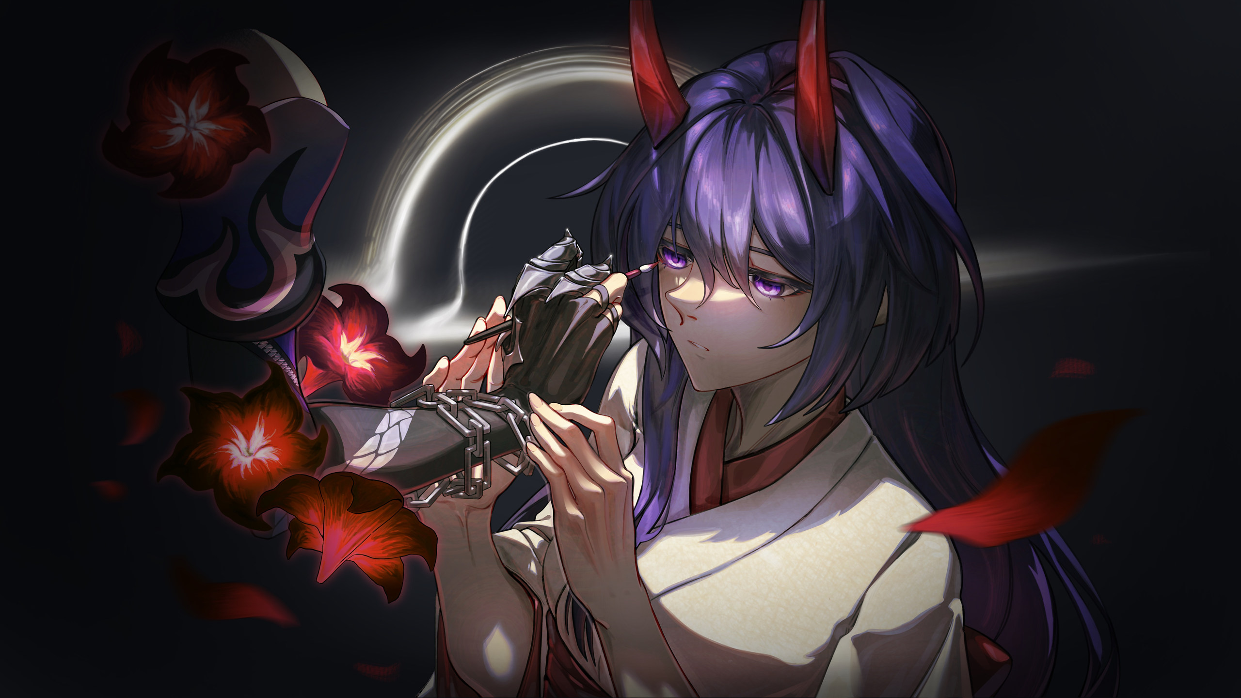 Acheron Izumo Honkai Star Rail Kimono 4K & 5K Wallpaper | PixieWall